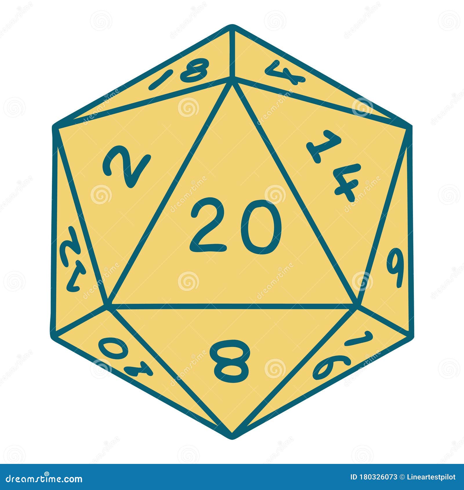 Tattoo Style Icon of a D20 Dice Stock Vector - Illustration of gamer ... Tattoo Style Icon of a D20 Dice Stock Vector - Illustration of gamer ...