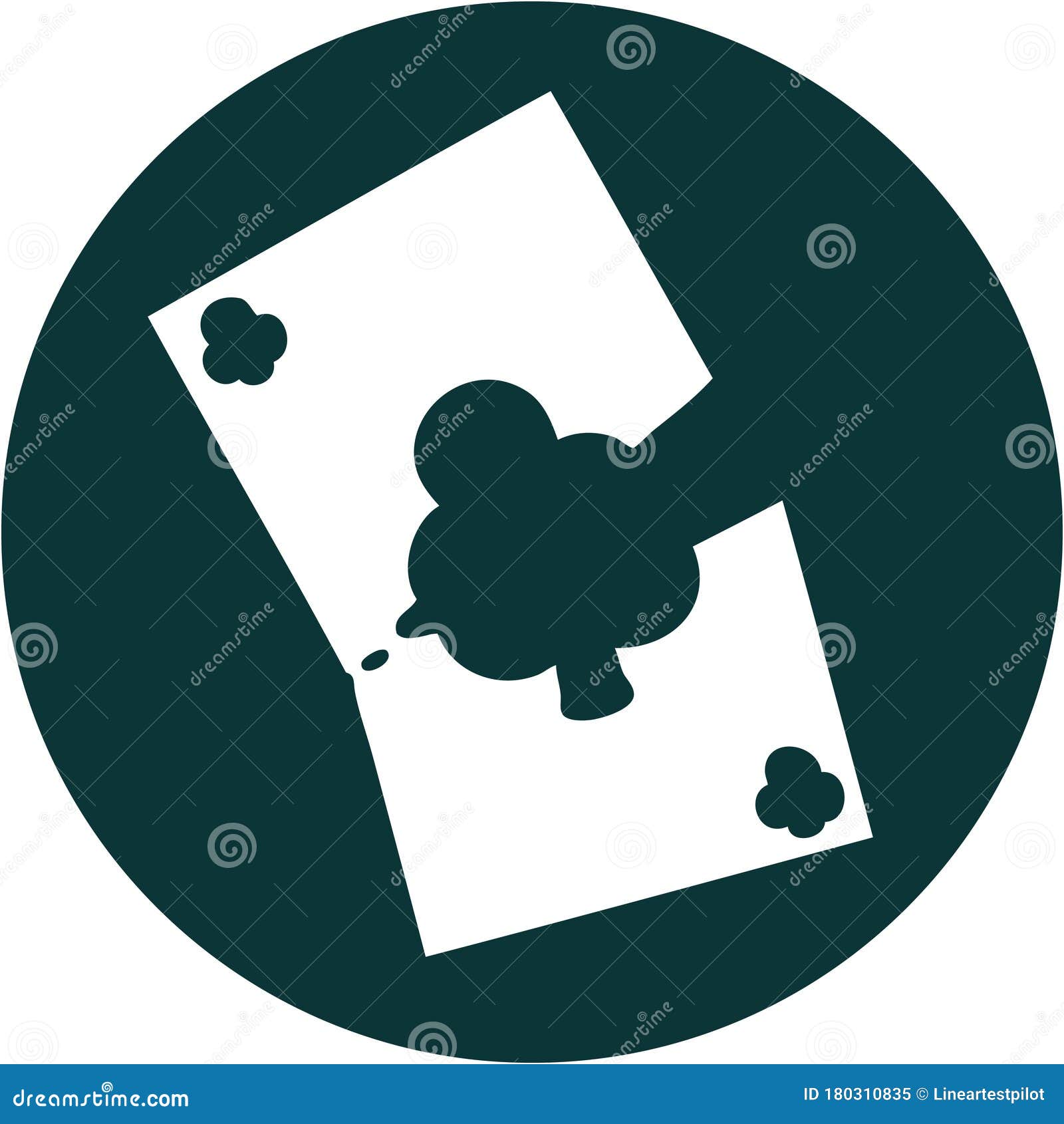 Tattoo Style Icon of a Torn Card Stock Vector - Illustration of style ...