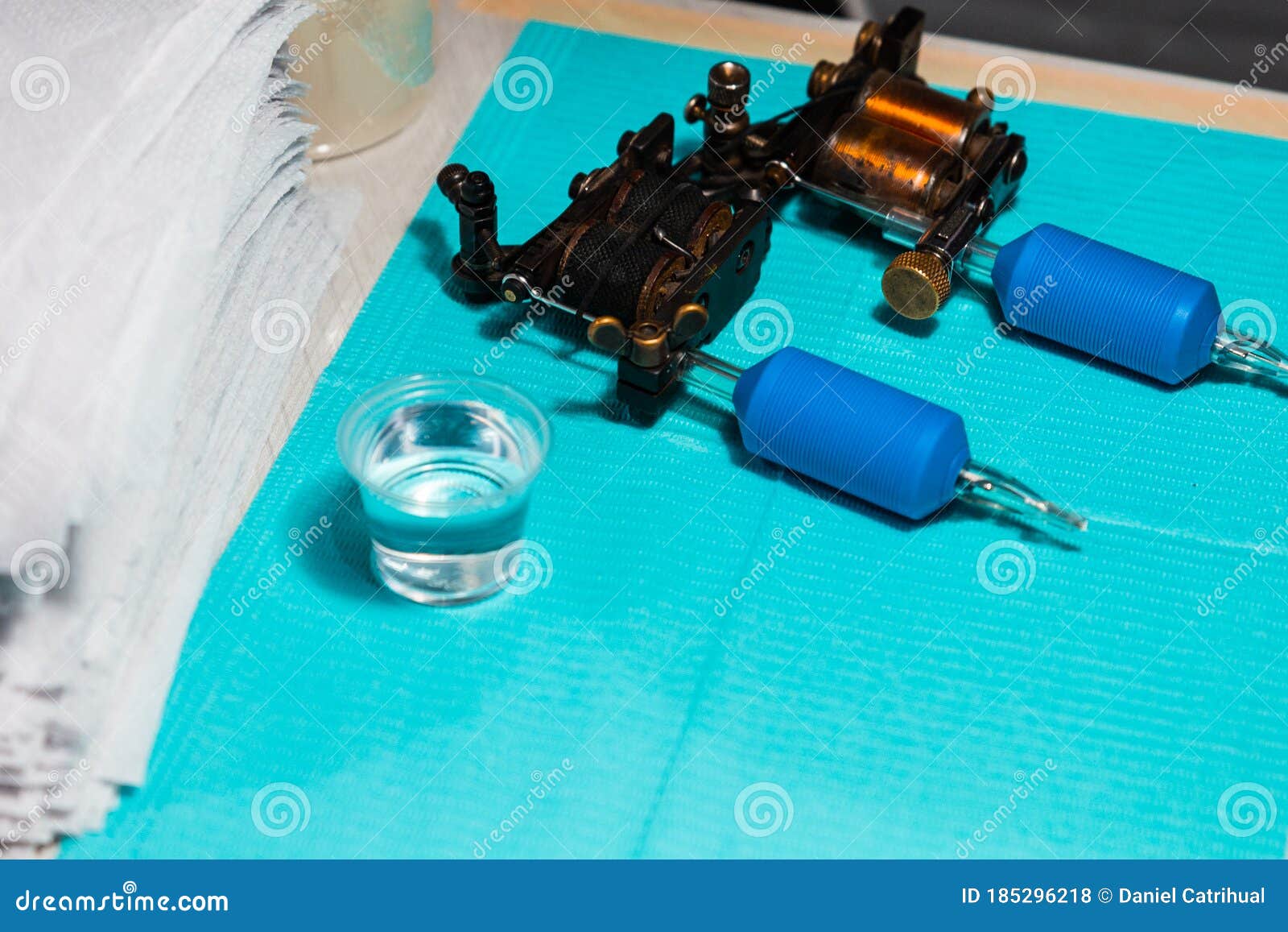 Tattooing Instruments in the Studio Stock Photo - Image of equipment ...