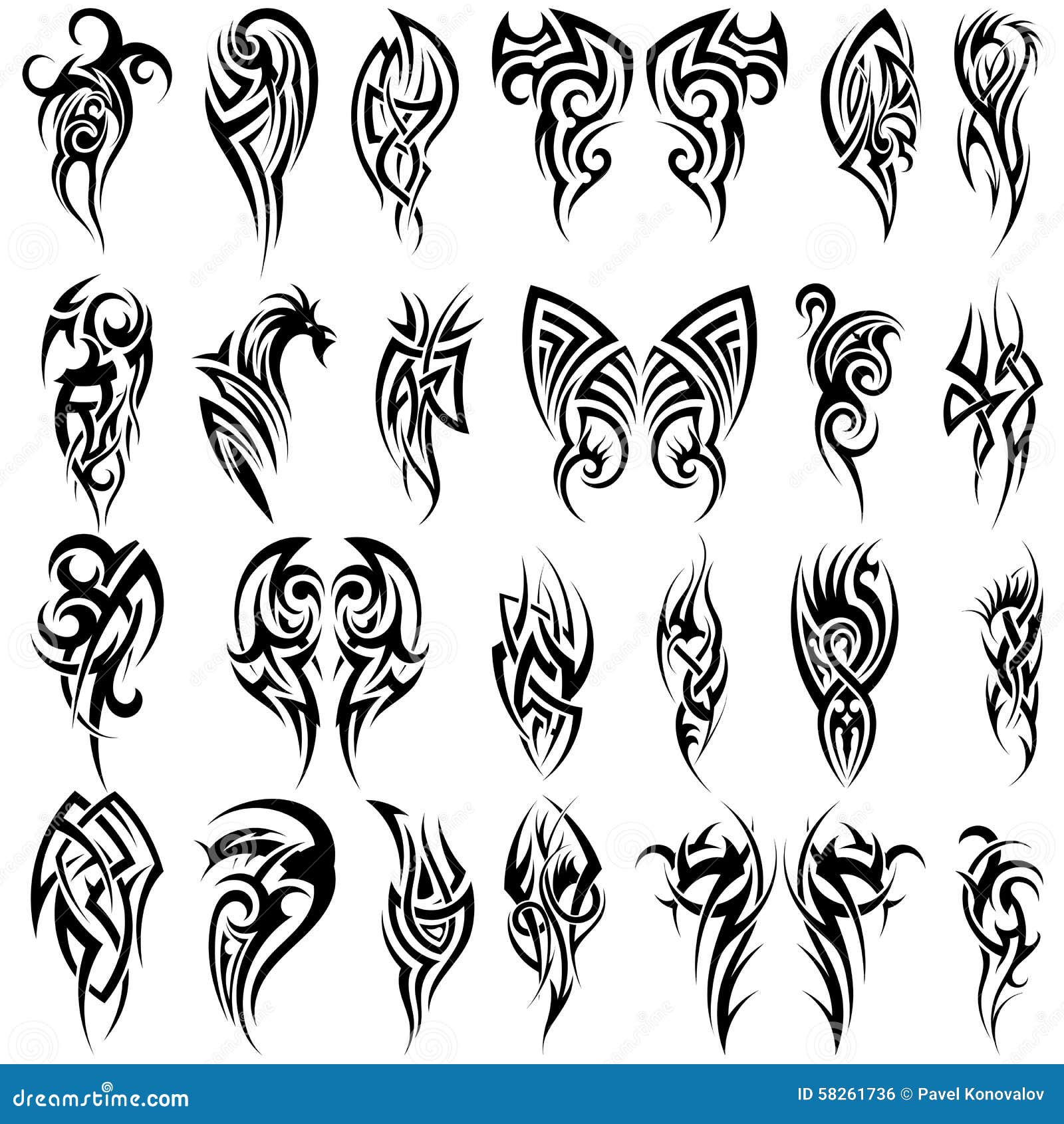 Vettoriali Tribali Tattoos