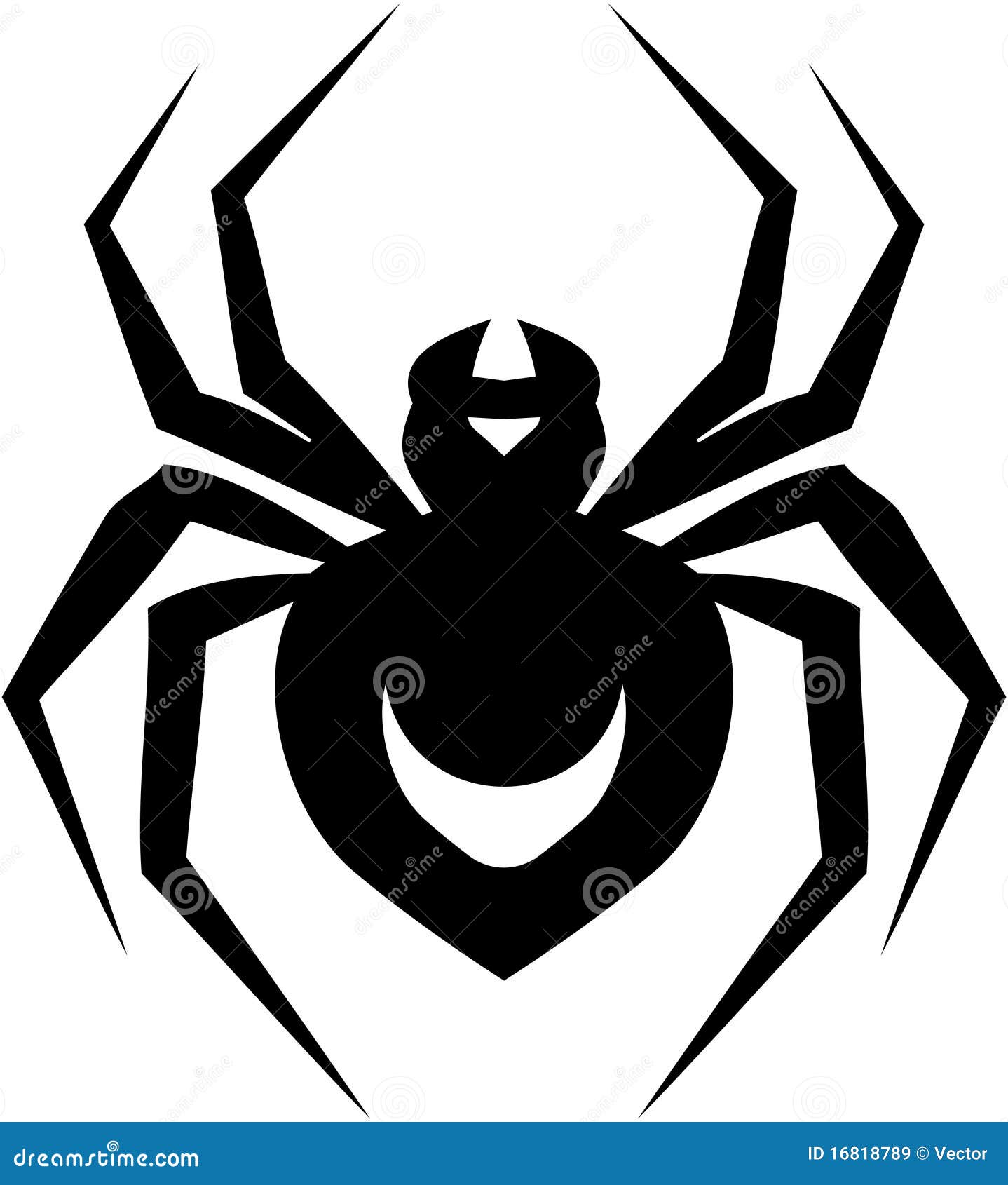 Tatuaggio Del Ragno - Illustrazione Illustrazione Vettoriale ...