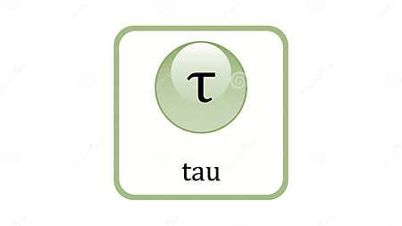 Tau icon stock vector. Illustration of neutrino, vector - 245880782