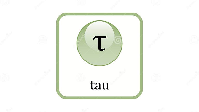 Tau icon stock vector. Illustration of neutrino, vector - 245880782