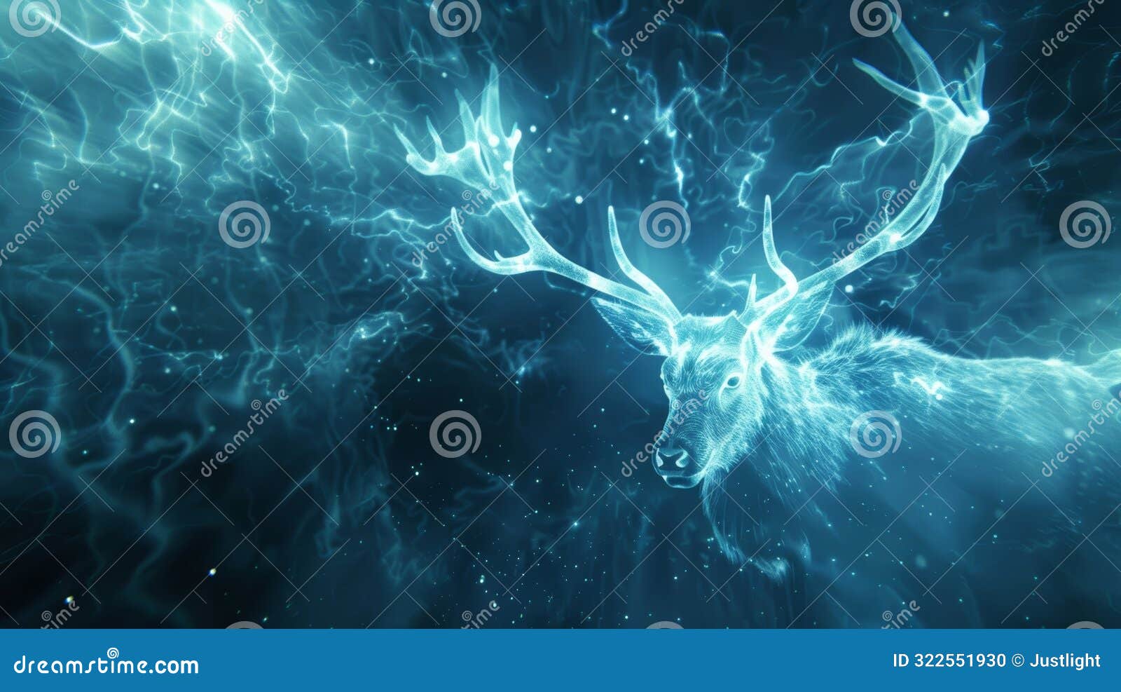 The Tau Particle Is Portrayed As A Majestic White Stag With Its Role In Highenergy Collisions
