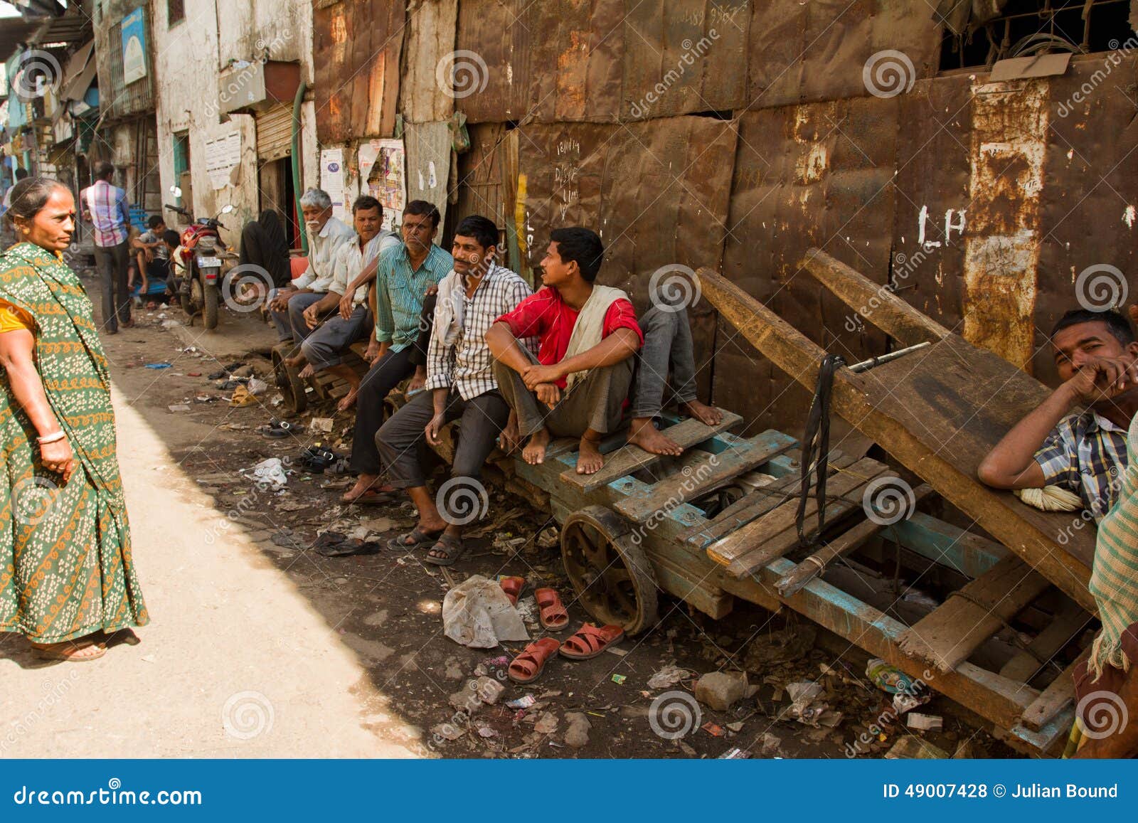 Taudis De Dharavi De Mumbai, Inde Photo stock éditorial - Image du ...