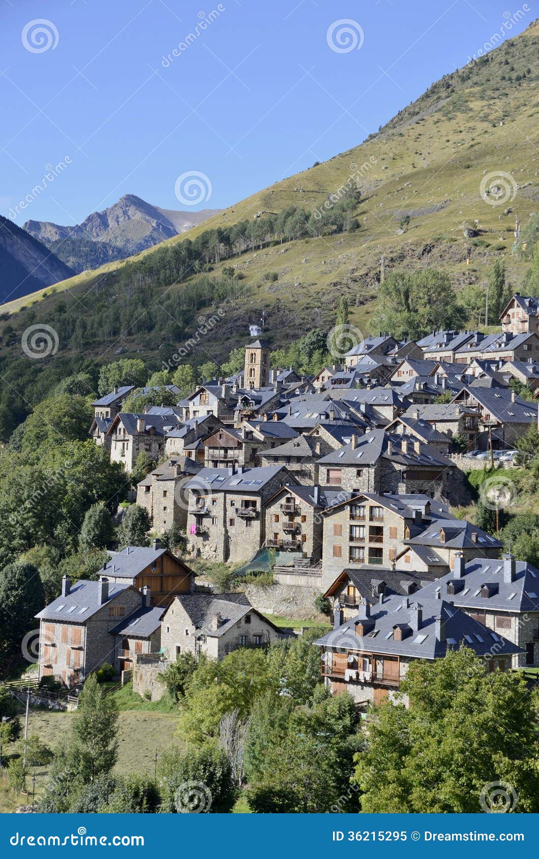 Taull stock image. Image of church, lerida, spain, building - 36215295