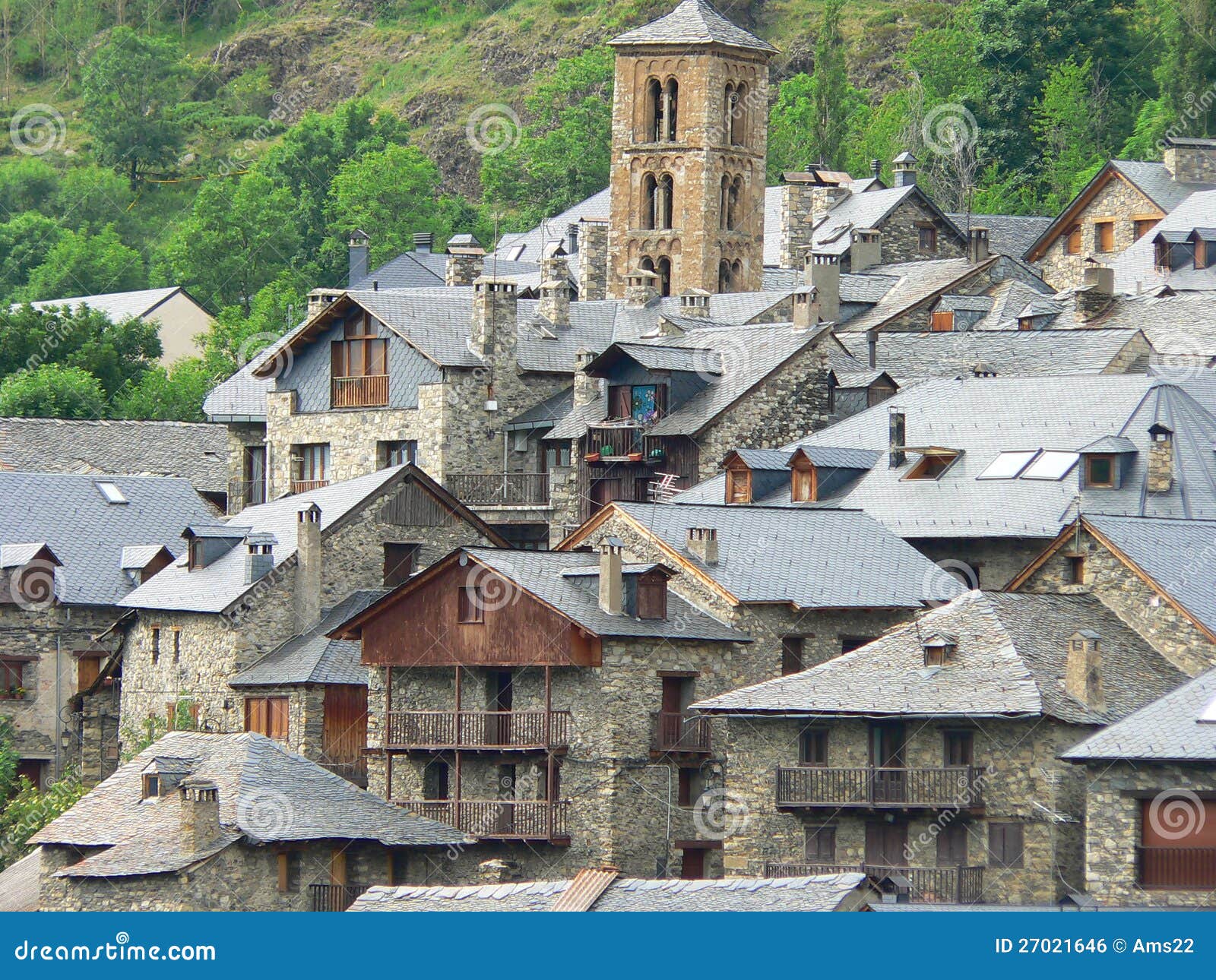 Taull, Vall de Boi (Spain) stock photo. Image of climent - 27021646