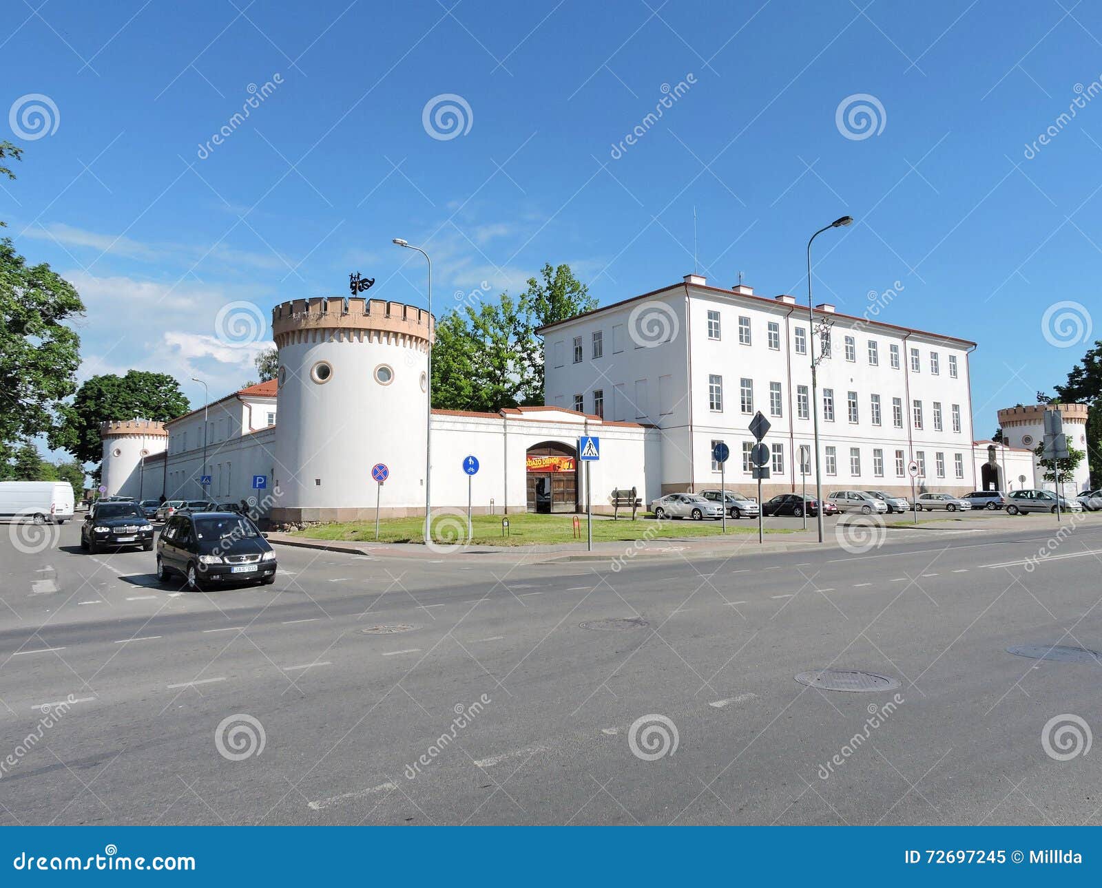 Taurage Town Museum, Lithuania Editorial Image - Image of windows ...