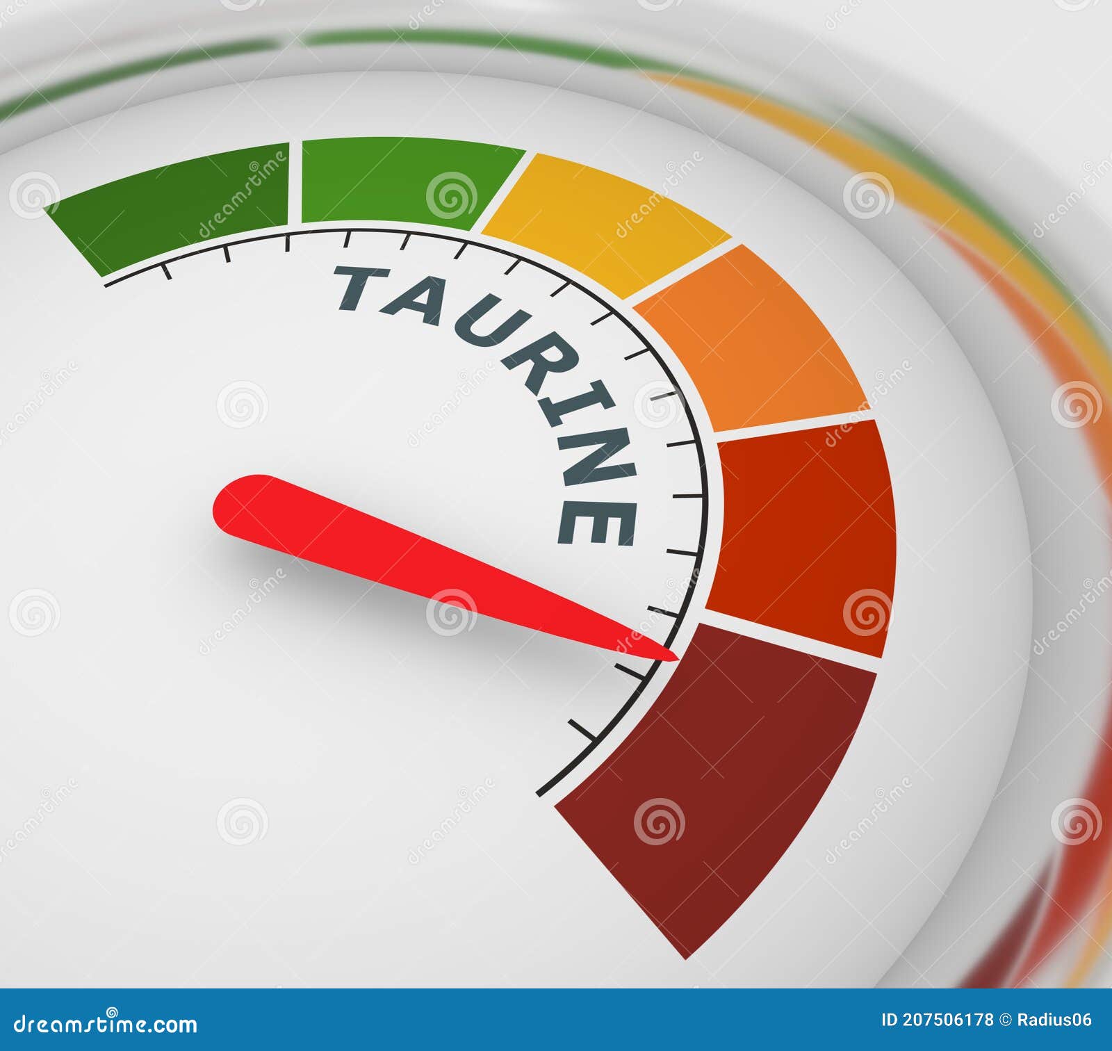 Taurine measuring process stock illustration. Illustration of taurine ...
