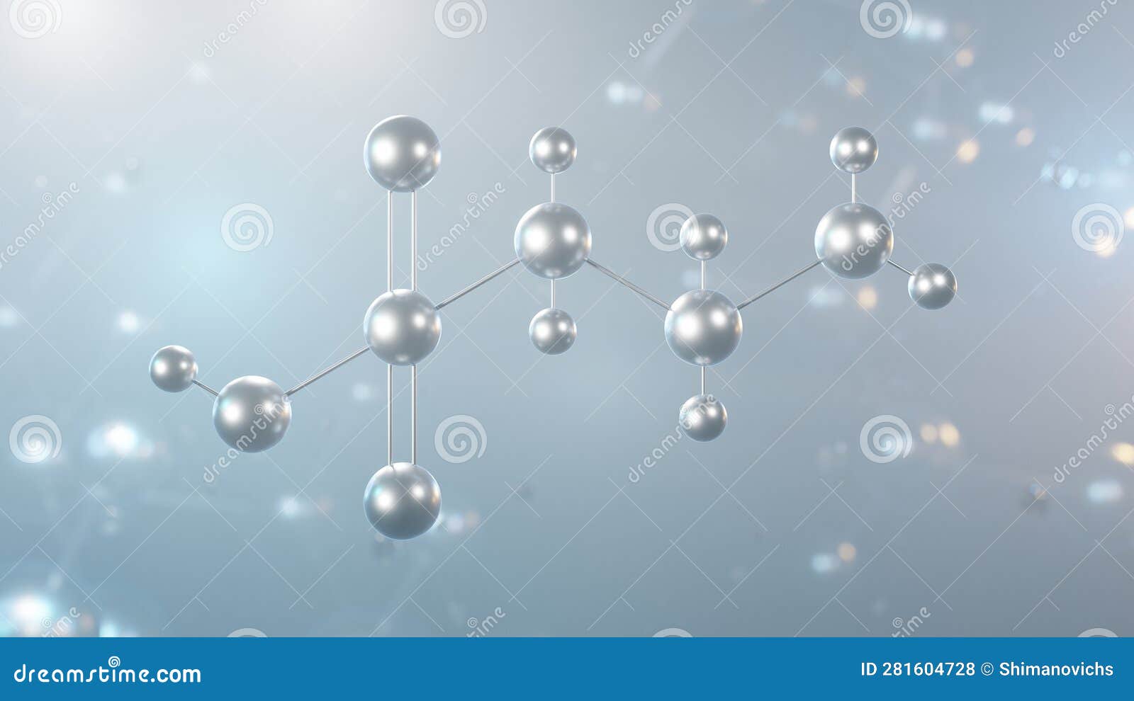 Taurine Chemical Formula. Taurine 3D Realistic Chemical Molecular ...