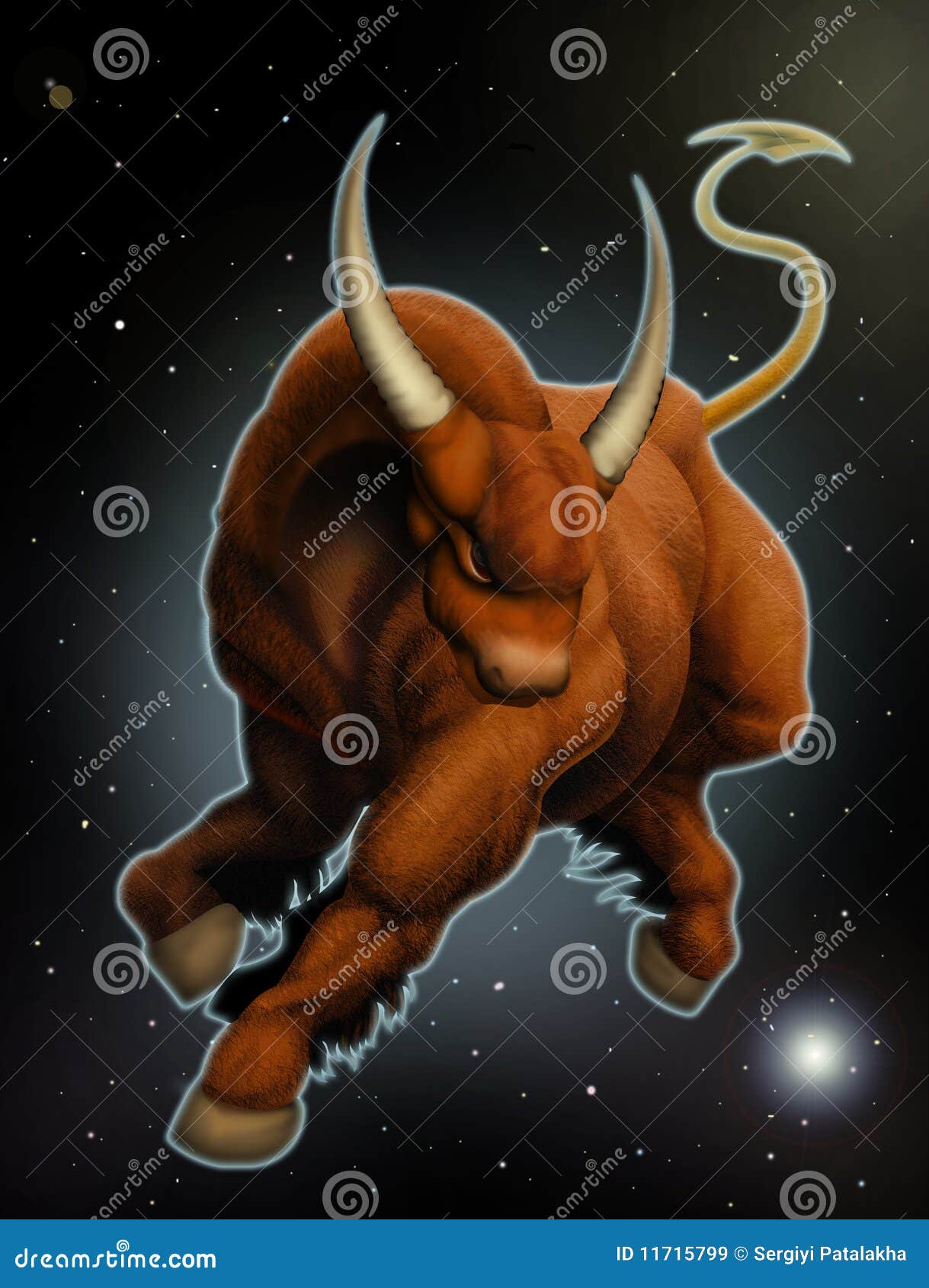 Taurus stock illustration. Illustration of astrology - 11715799
