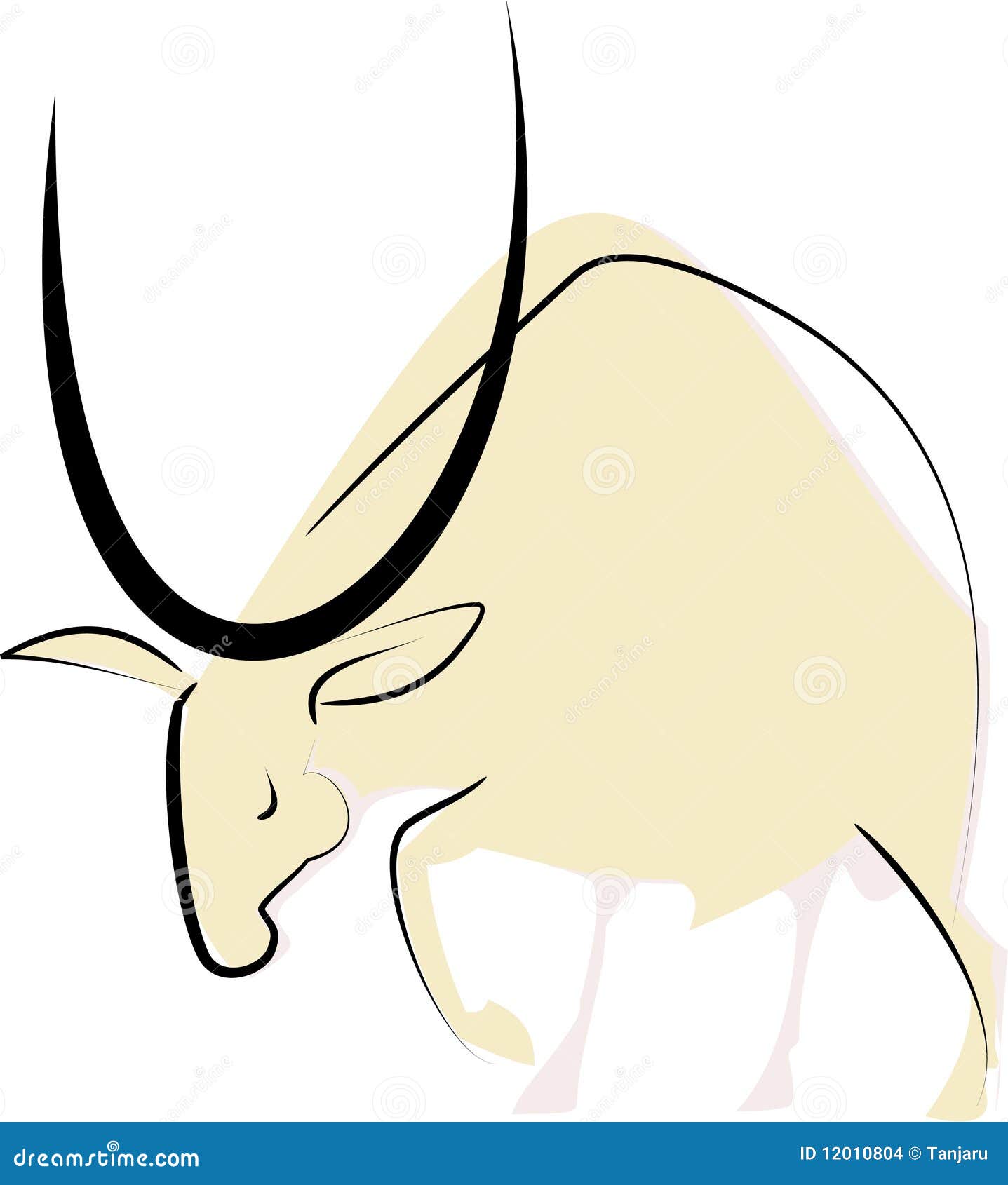 Calf, Bos Taurus, In Repeated Pattern Stock Photo | CartoonDealer.com ...