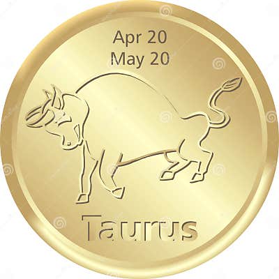 Taurus stock vector. Illustration of coin, taurus, award - 2555336