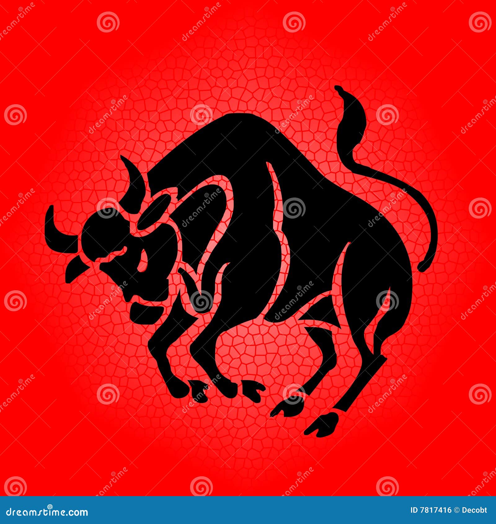 Taurus stock vector. Illustration of taurus, unique, horoscope - 7817416