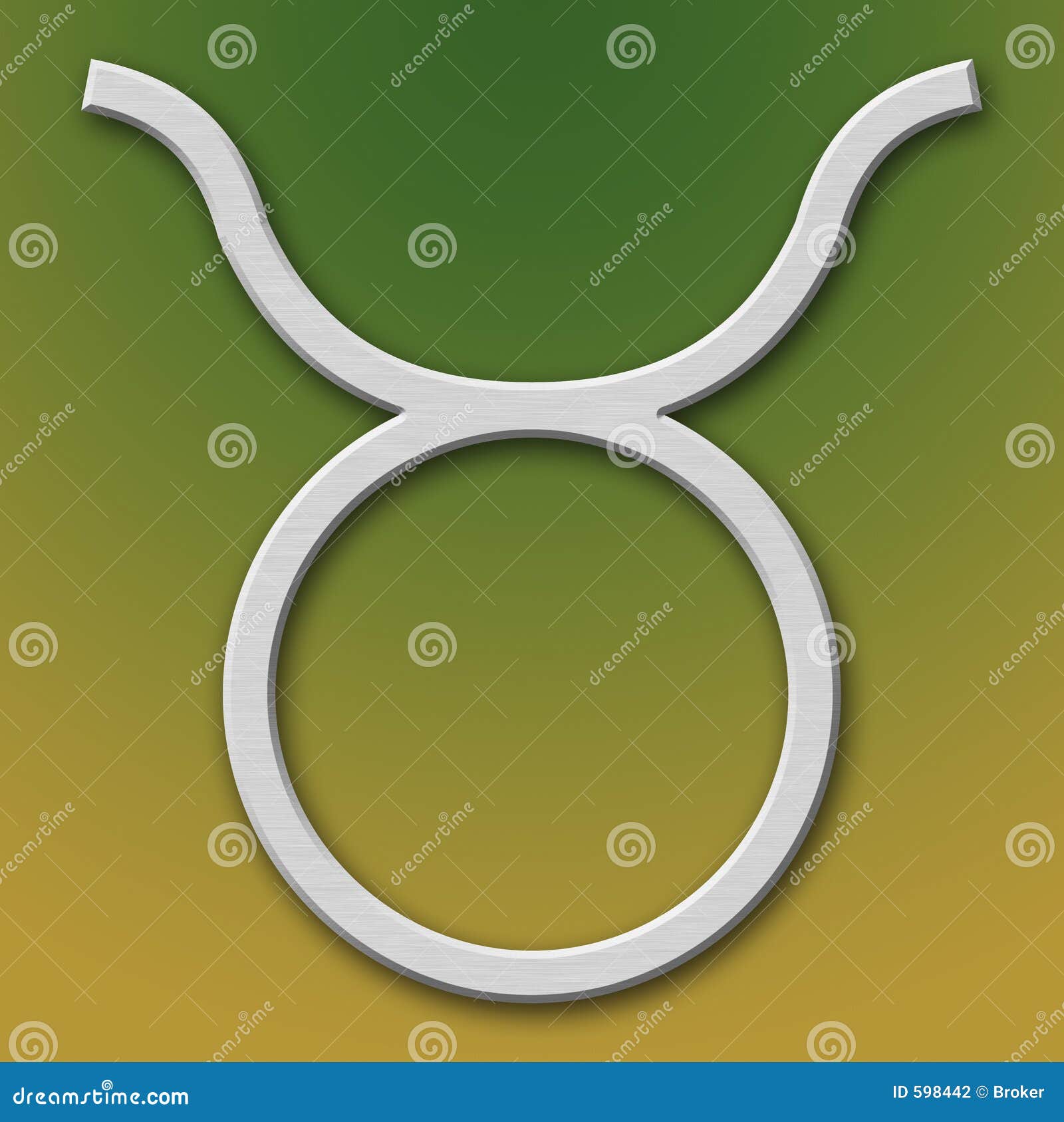 Taurus Aluminum Symbol Stock Photography | CartoonDealer.com #598442