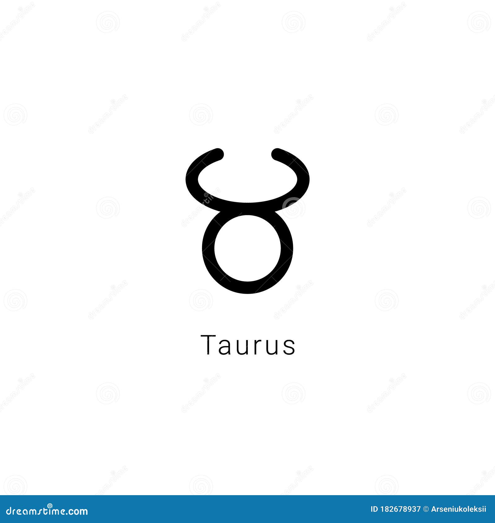 Taurus Bull Celtic Knot Cartoon Vector | CartoonDealer.com #86643979