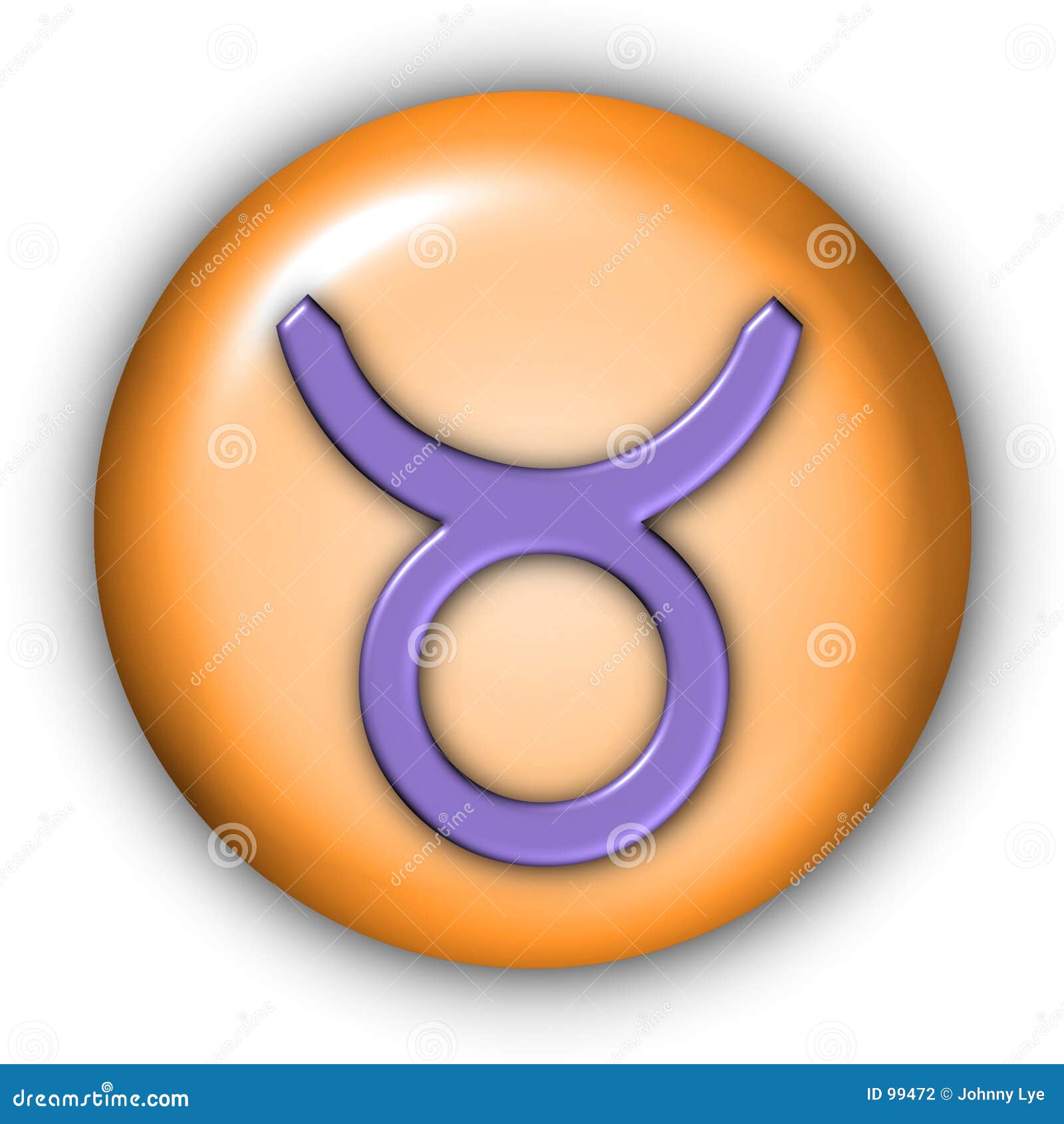 Taurus Glyphs stock illustration. Illustration of astrology - 99472