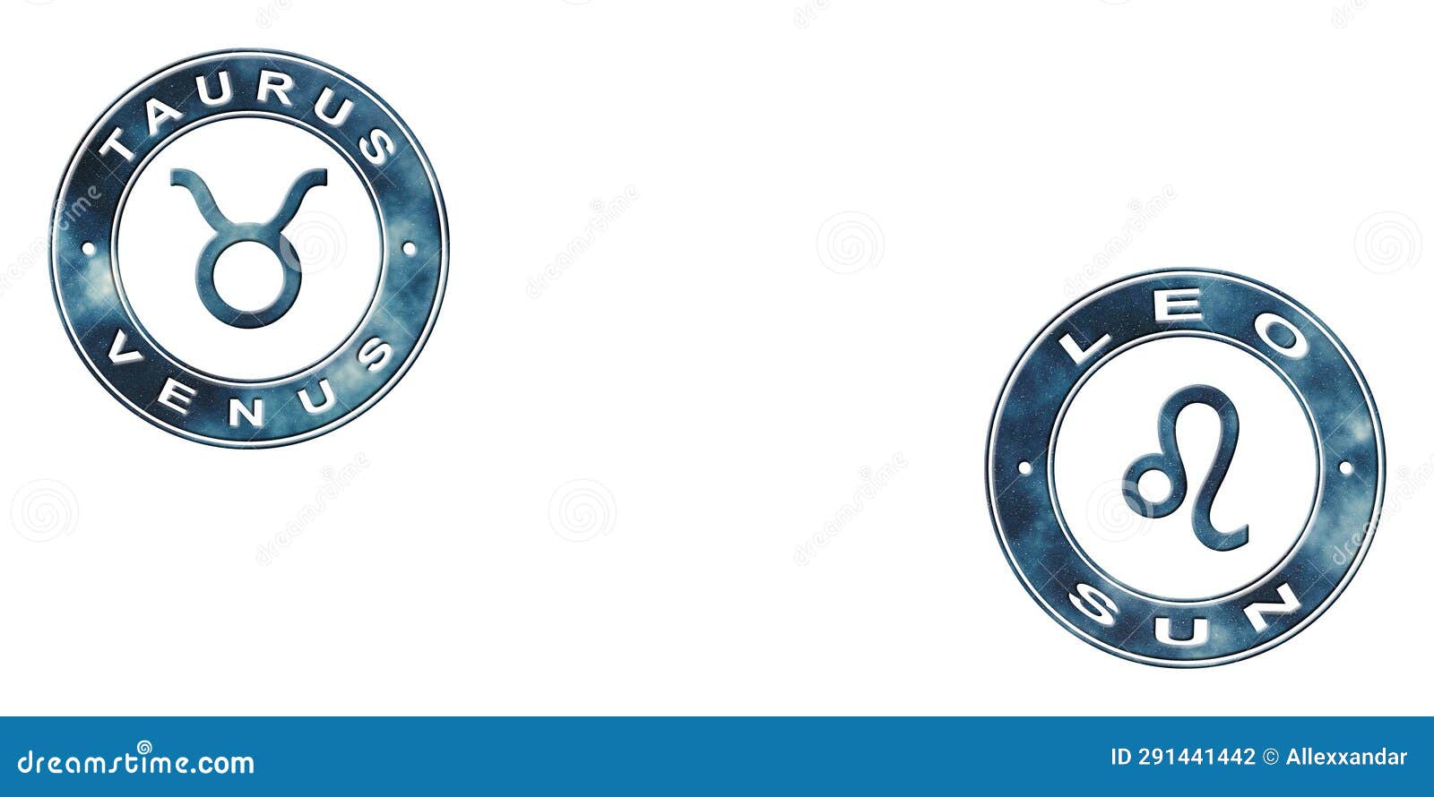 Taurus and Leo Compatibility Stock Illustration - Illustration of ...