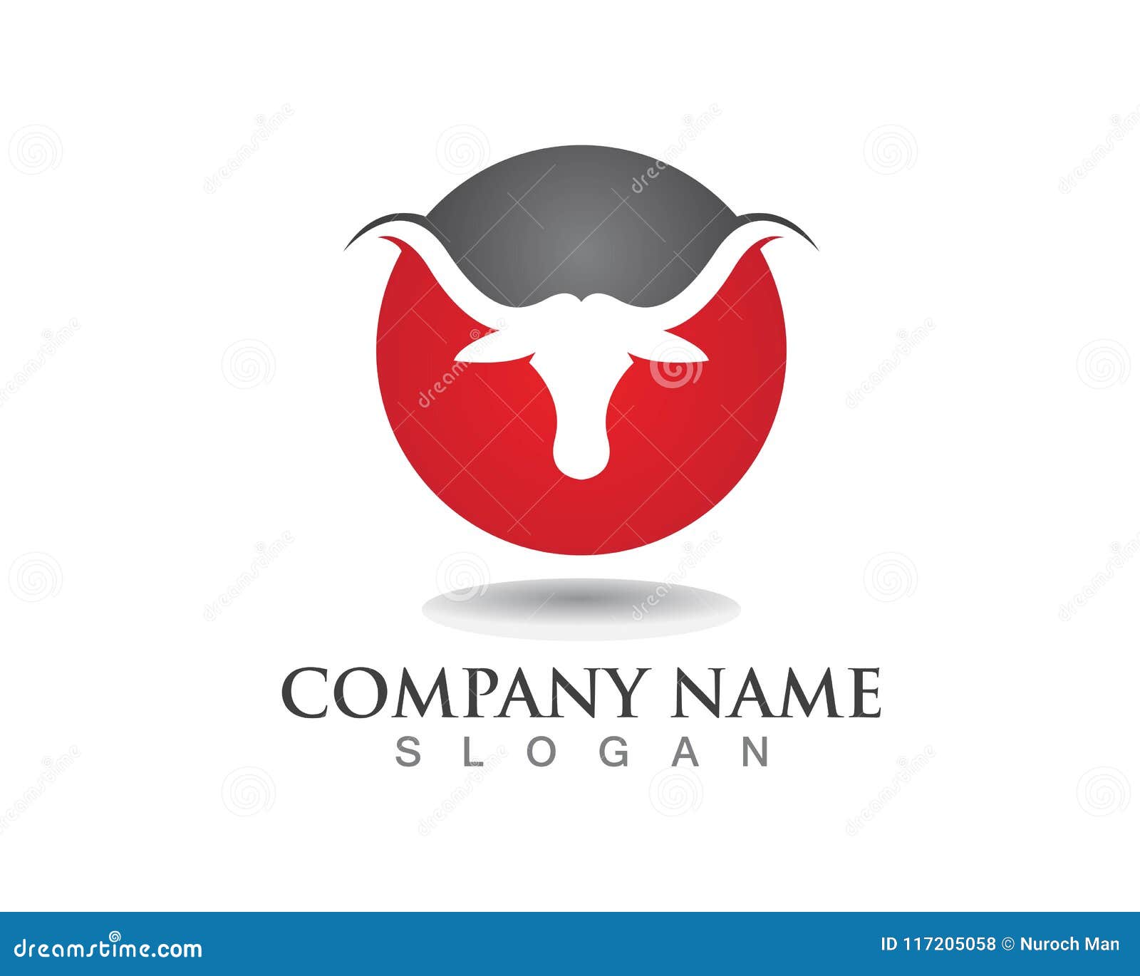 Taurus Logo Template stock vector. Illustration of spain - 117205058