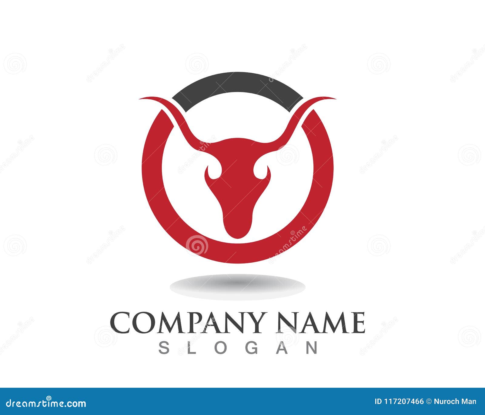 Taurus Logo Template ilustração do vetor. Ilustração de espanha - 117207466