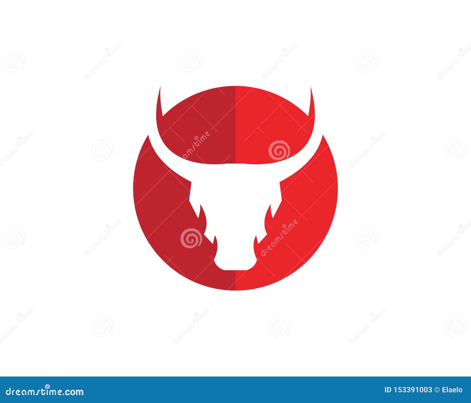Taurus Logo Template Vector Icon Illustration Design Stock Vector ...