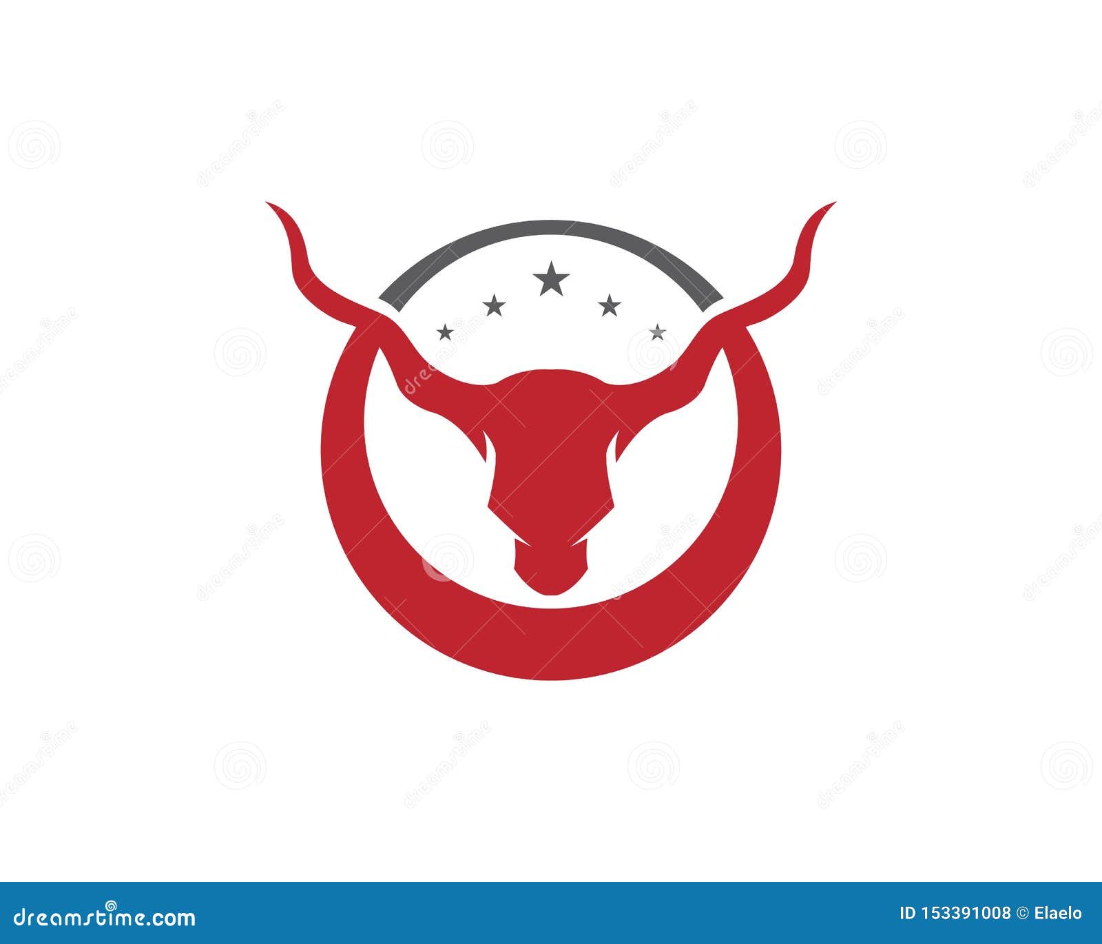 Taurus Logo Template Vector Icon Illustration Design Stock Vector ...