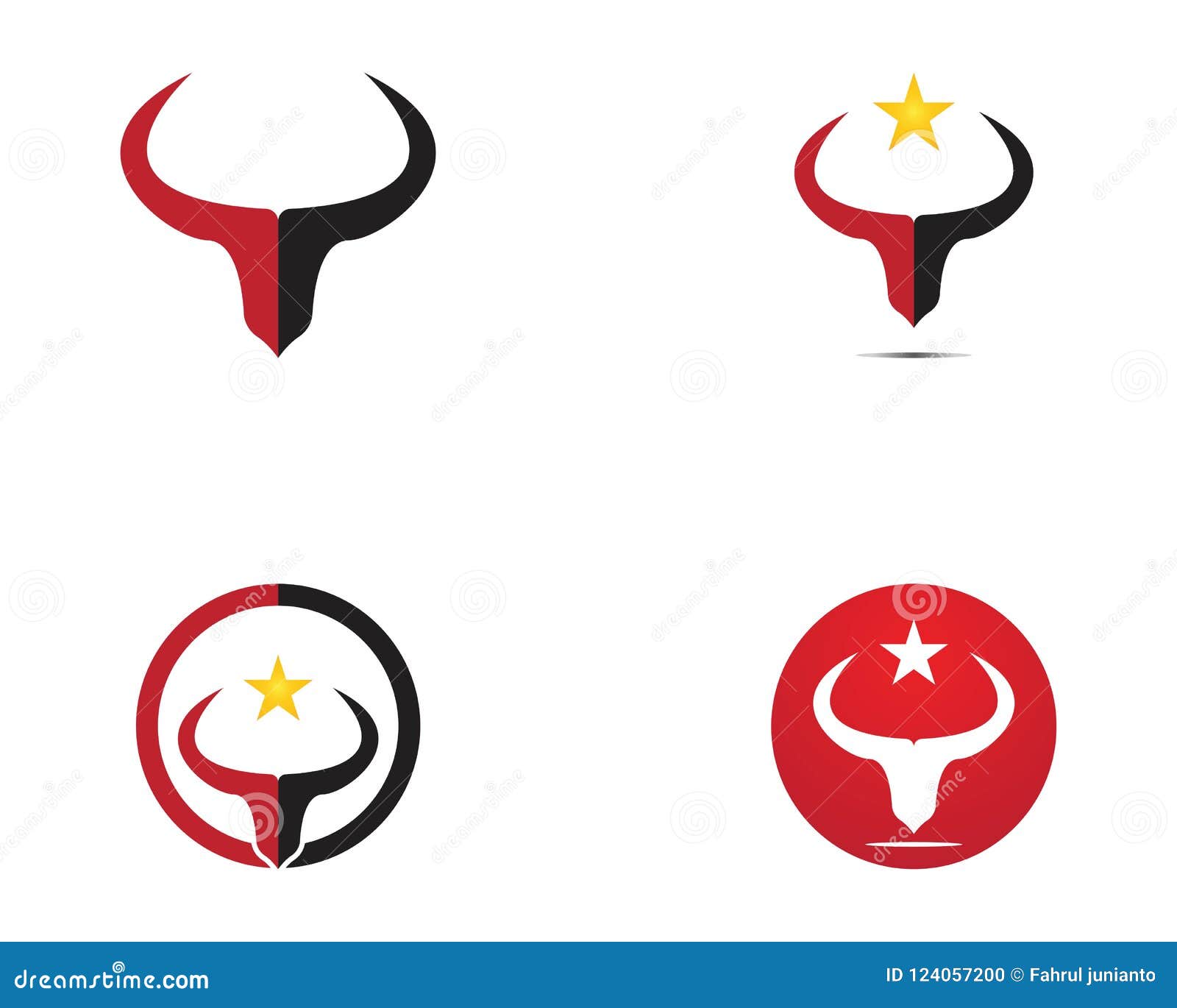 Taurus logo vector stock vector. Illustration of country - 124057200