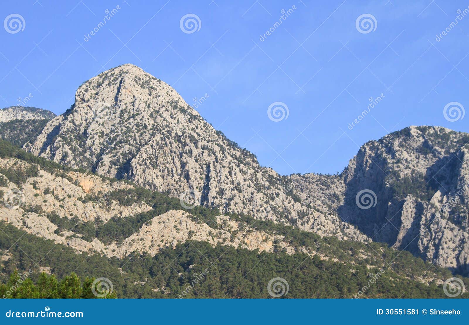 Taurus Mountains stock image. Image of blue, travel, taurus - 30551581