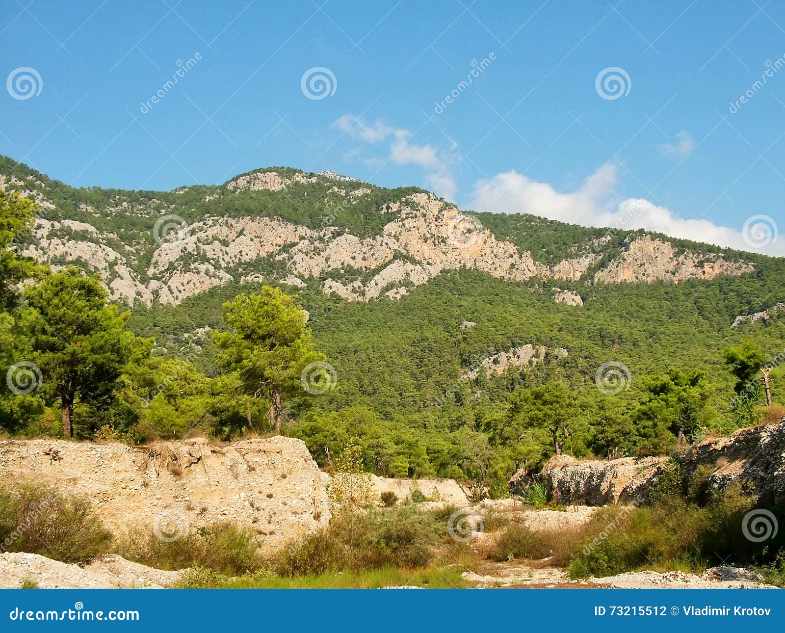 Taurus Mountains and Forest in Turkey Stock Photo - Image of view ...