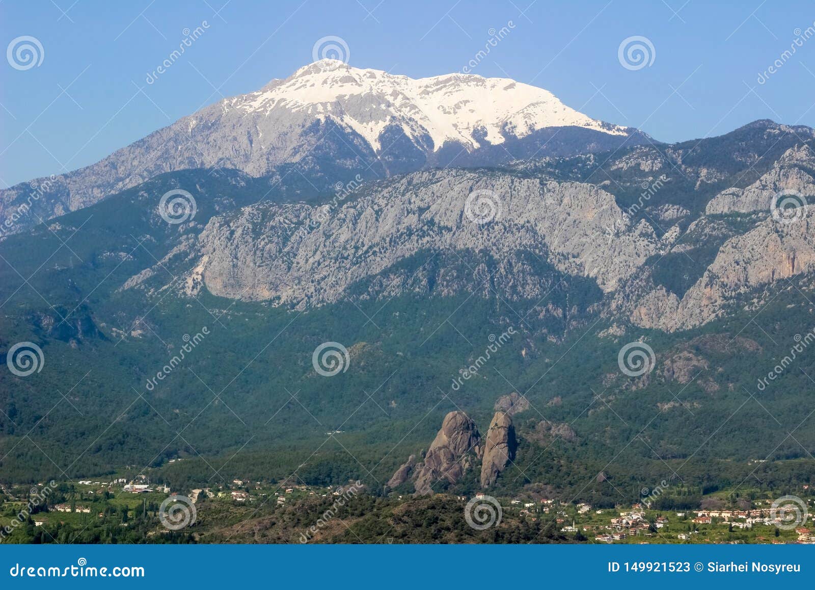 Taurus Mountains. Turkey. Steep Cliffs And Gorge. Stock Photography ...