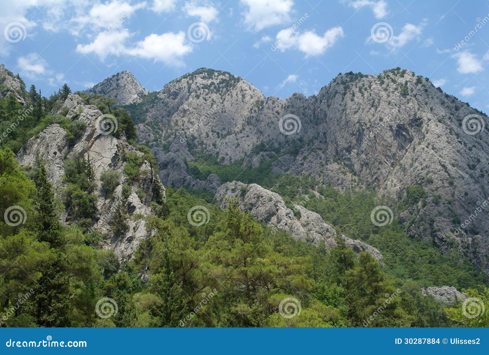 Taurus Mountains. Turkey. Steep Cliffs And Gorge. Stock Photography ...