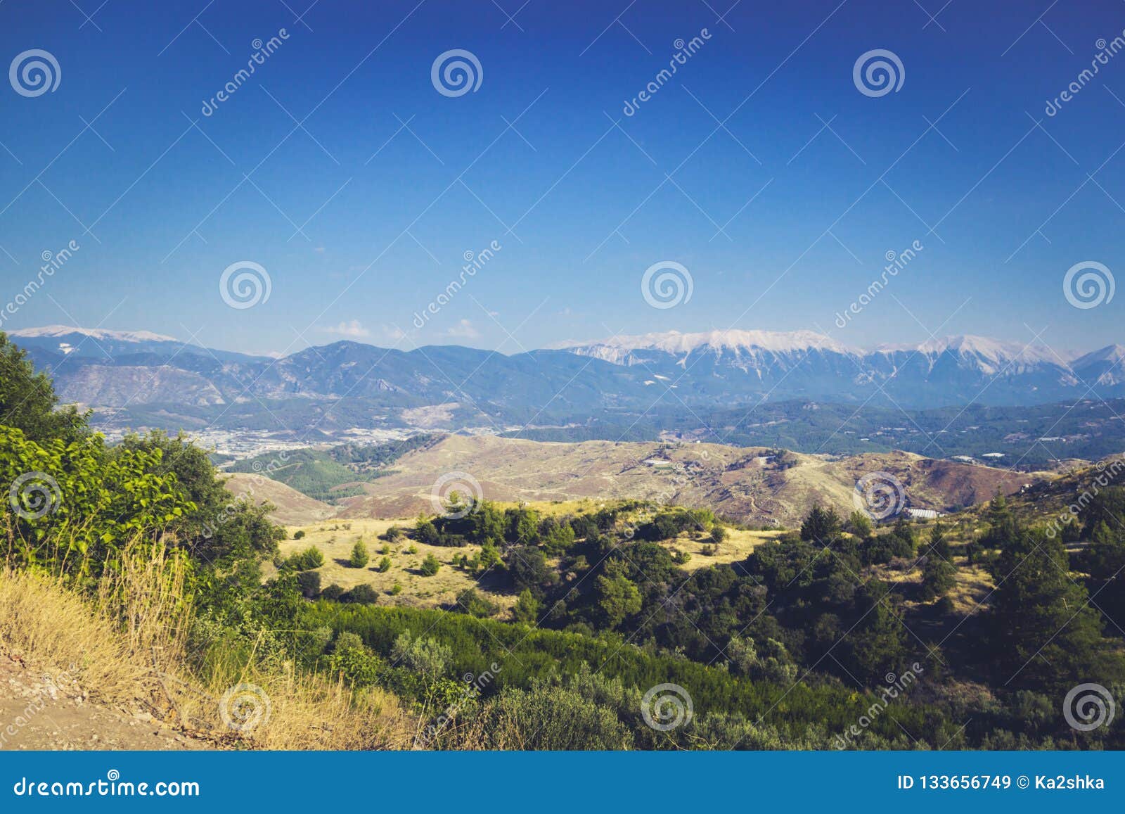 Taurus Mountains in Turkey. Beautiful Nature Stock Image - Image of ...