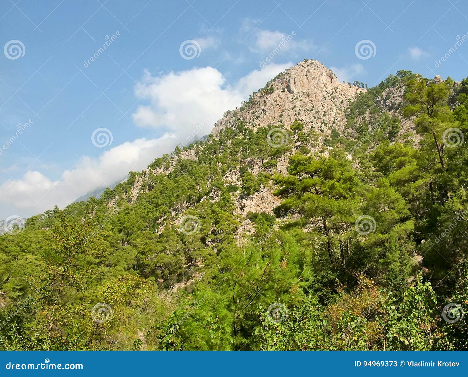 Taurus Mountains in Turkey stock image. Image of beldibi - 94969373