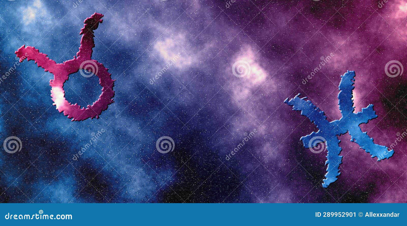 Taurus and Pisces Compatibility Stock Image - Image of astrological ...