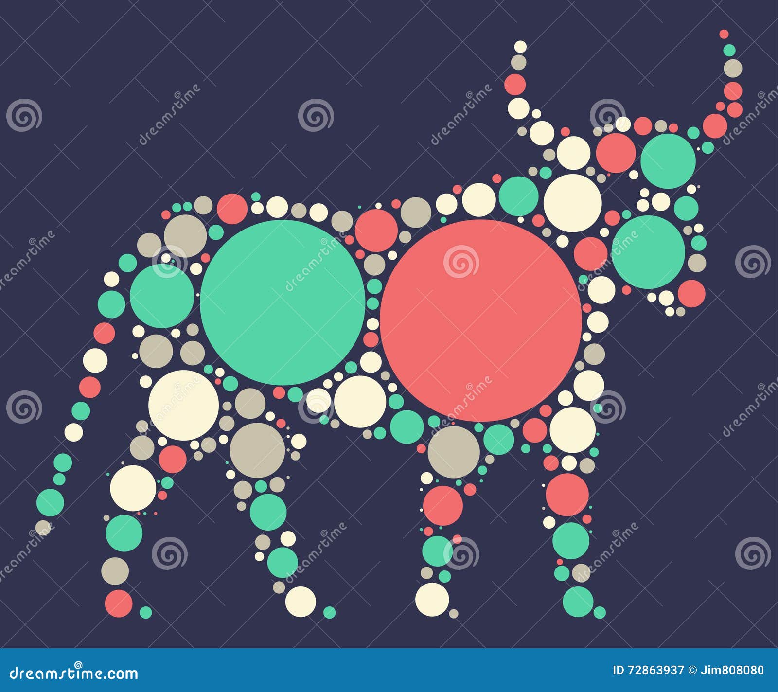 Taurus shape design stock illustration. Illustration of future - 72863937