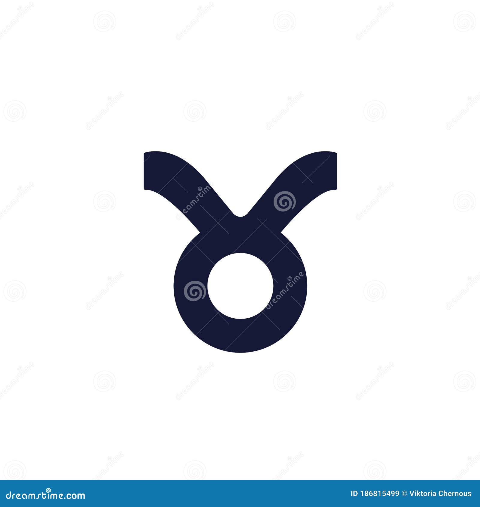Taurus Vector Icon, Vector Color Simple Illustration Stock Illustration ...