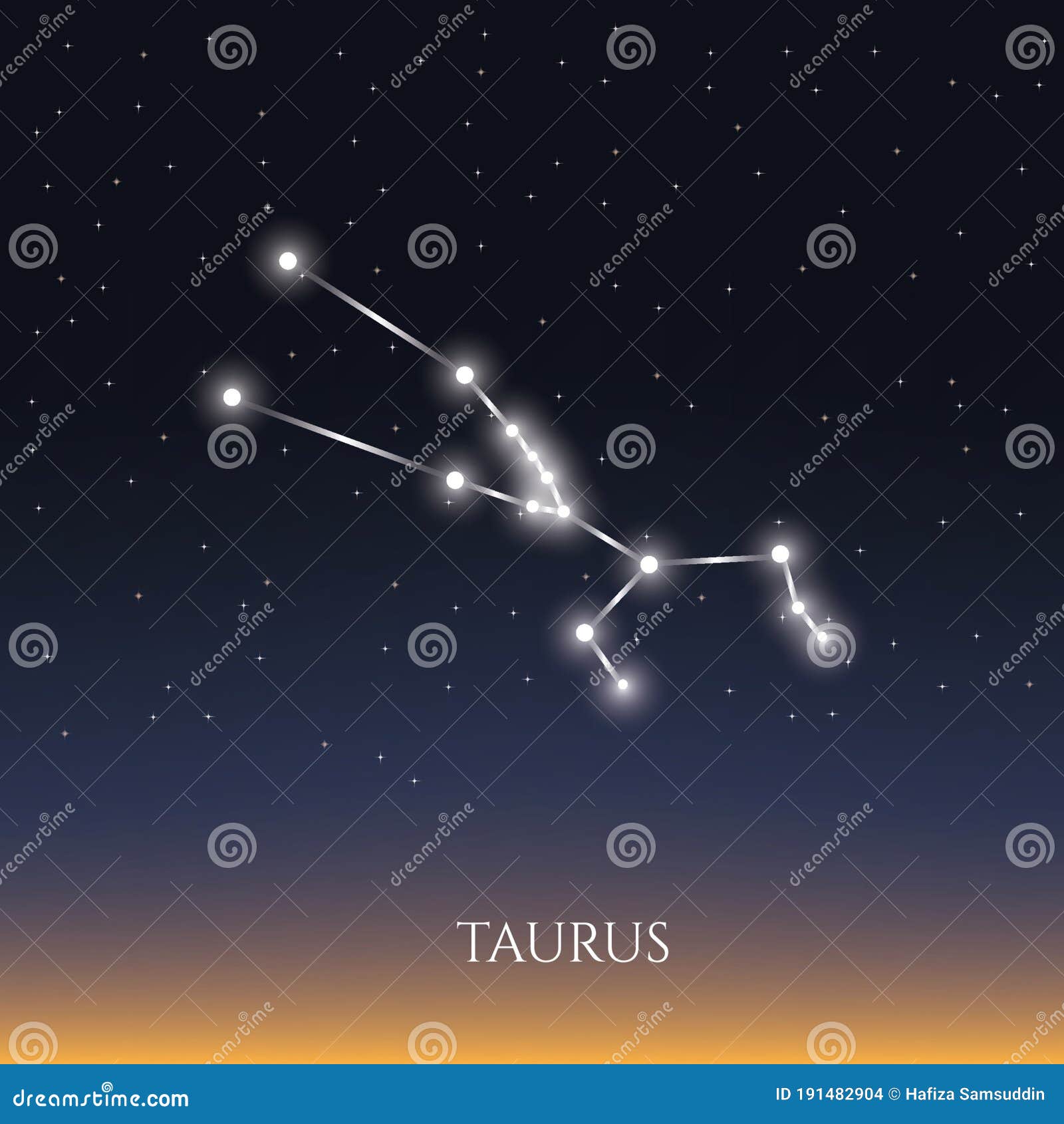 Taurus. Vector Illustration Decorative Design Stock Vector ...