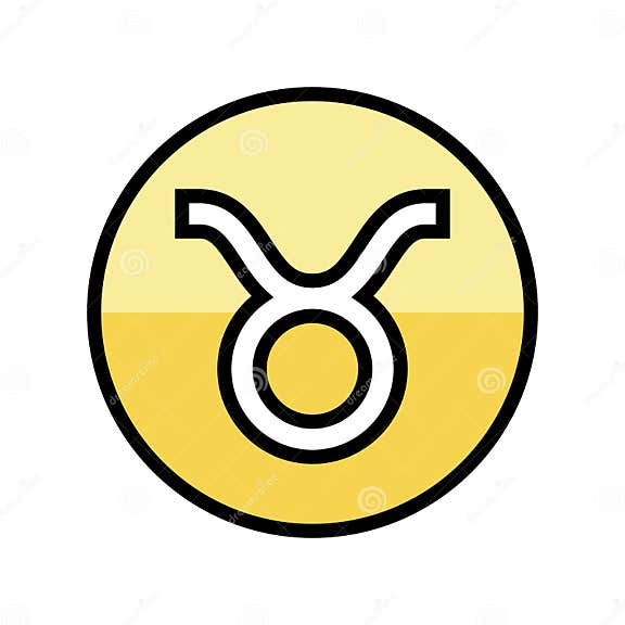 Taurus Zodiac Color Icon Vector Illustration Stock Vector ... Taurus Zodiac Color Icon Vector Illustration Stock Vector ...