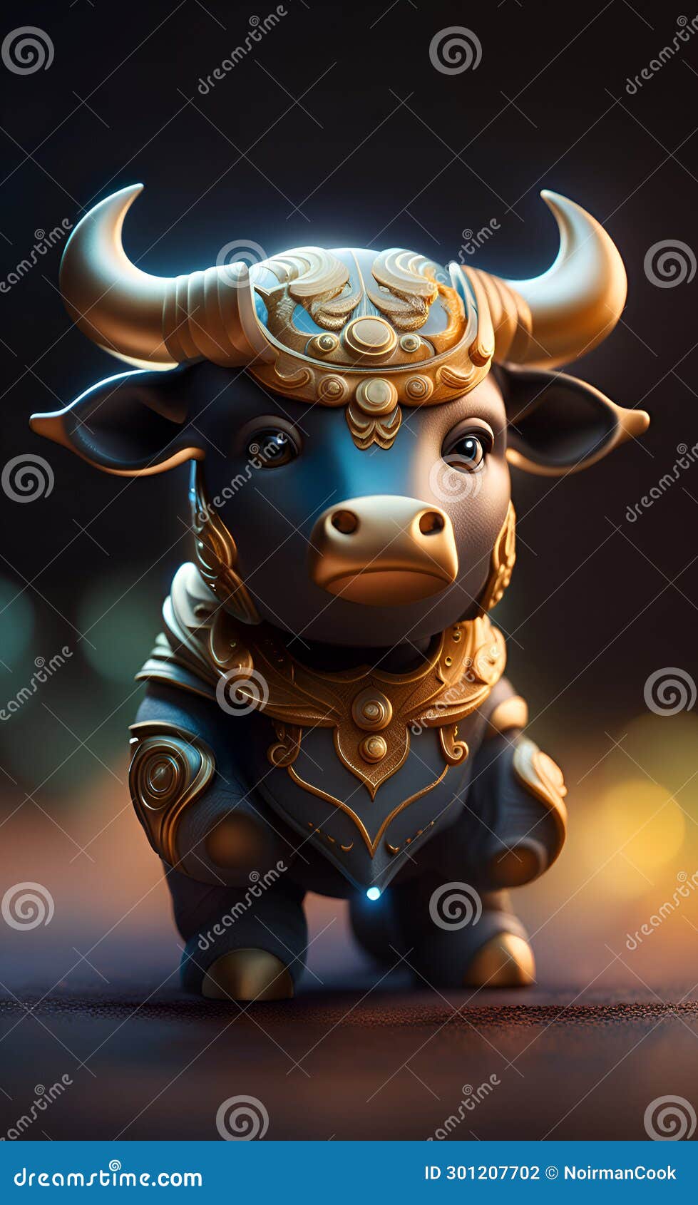 Taurus Zodiac Sign Earth Elemental Astrology Art Stock Illustration ...