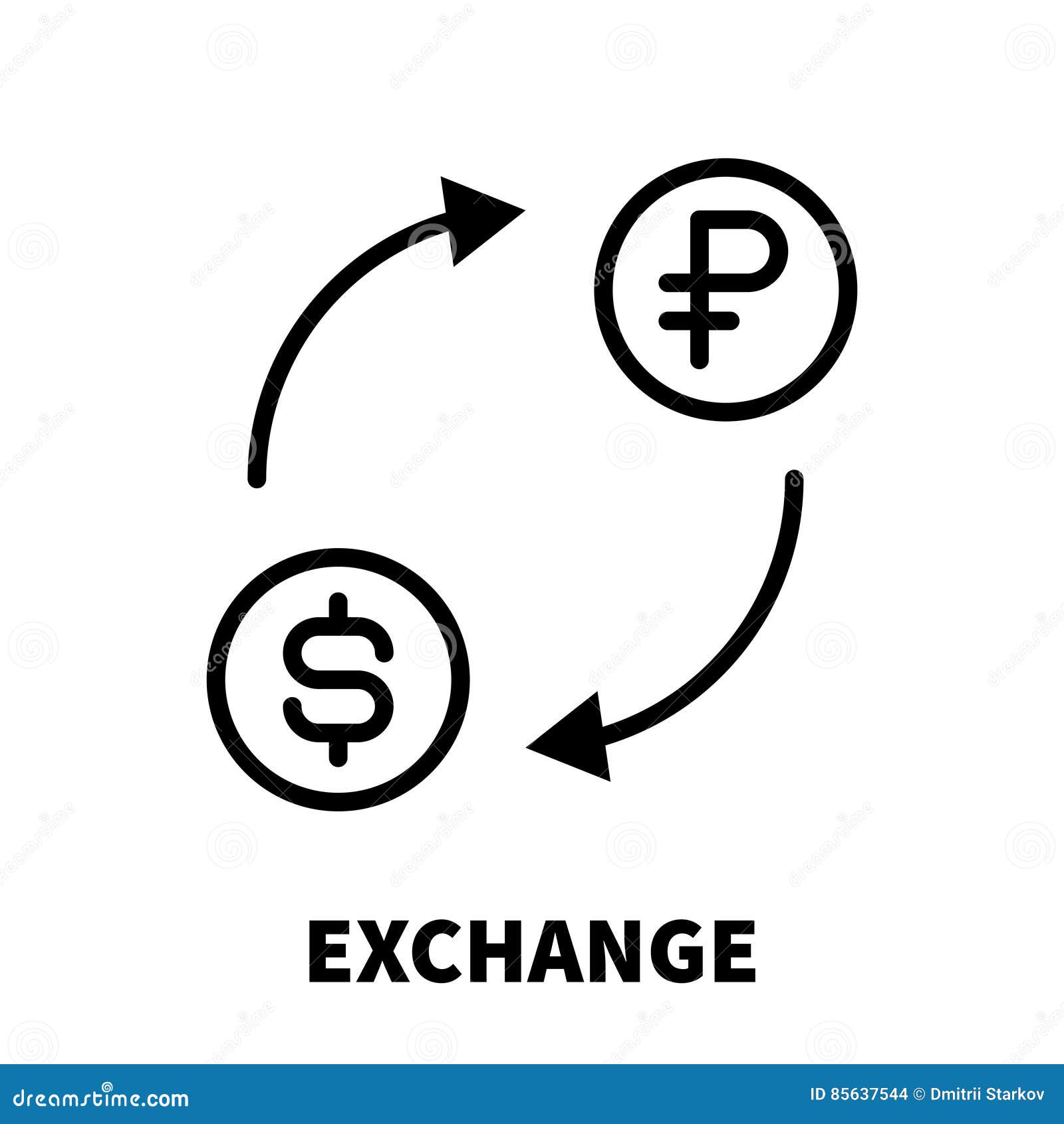 Tauschen Sie Ikone Oder Logo in Der Modernen Linie Art Aus Vektor ...