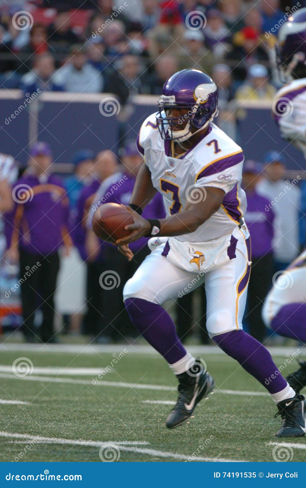 Tavaris Jackson editorial image. Image of viking, quarterback - 74191535