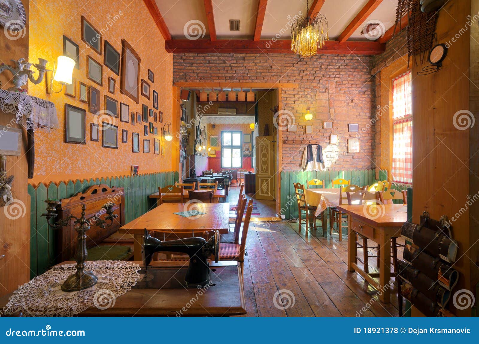 Tavern interior stock photo. Image of european, decor - 18921378
