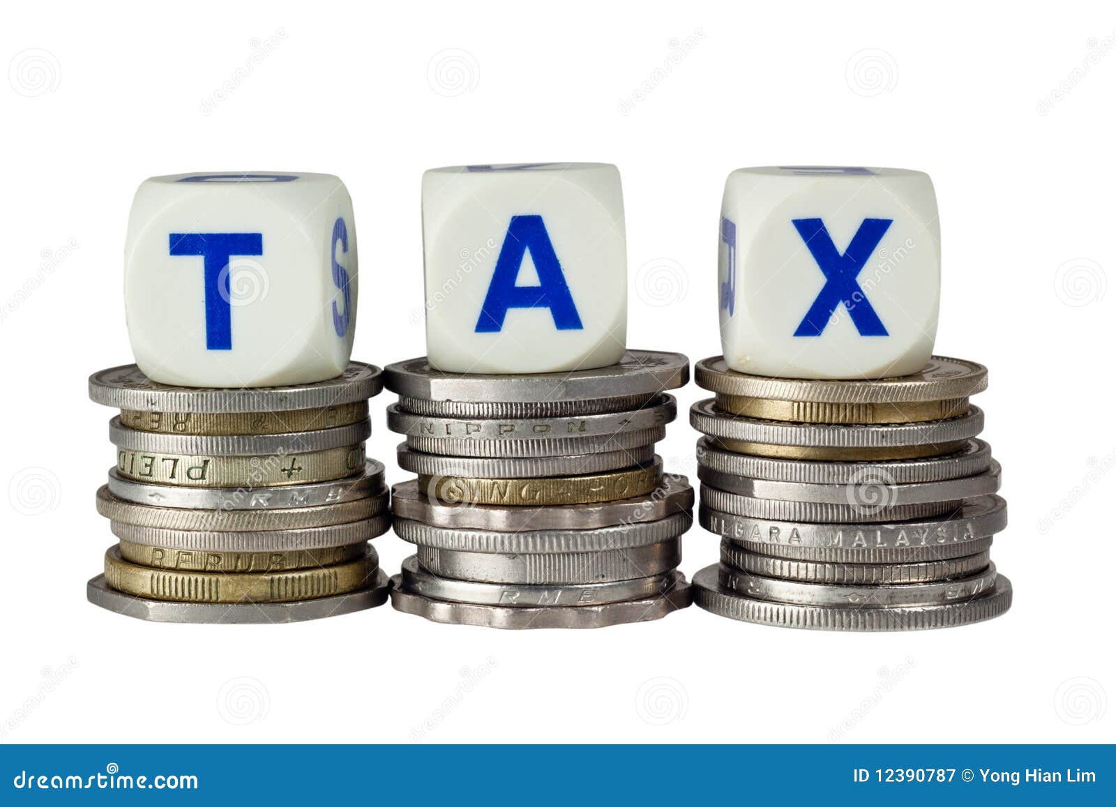 Tax stock image. Image of cash, stack, savings, monetary - 12390787