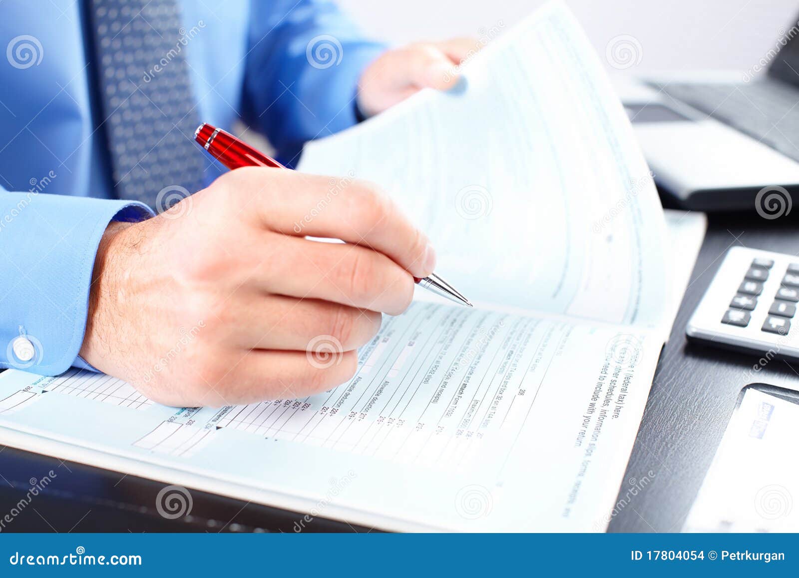 Tax stock photo. Image of worker, accountant, male, caucasian - 17804054