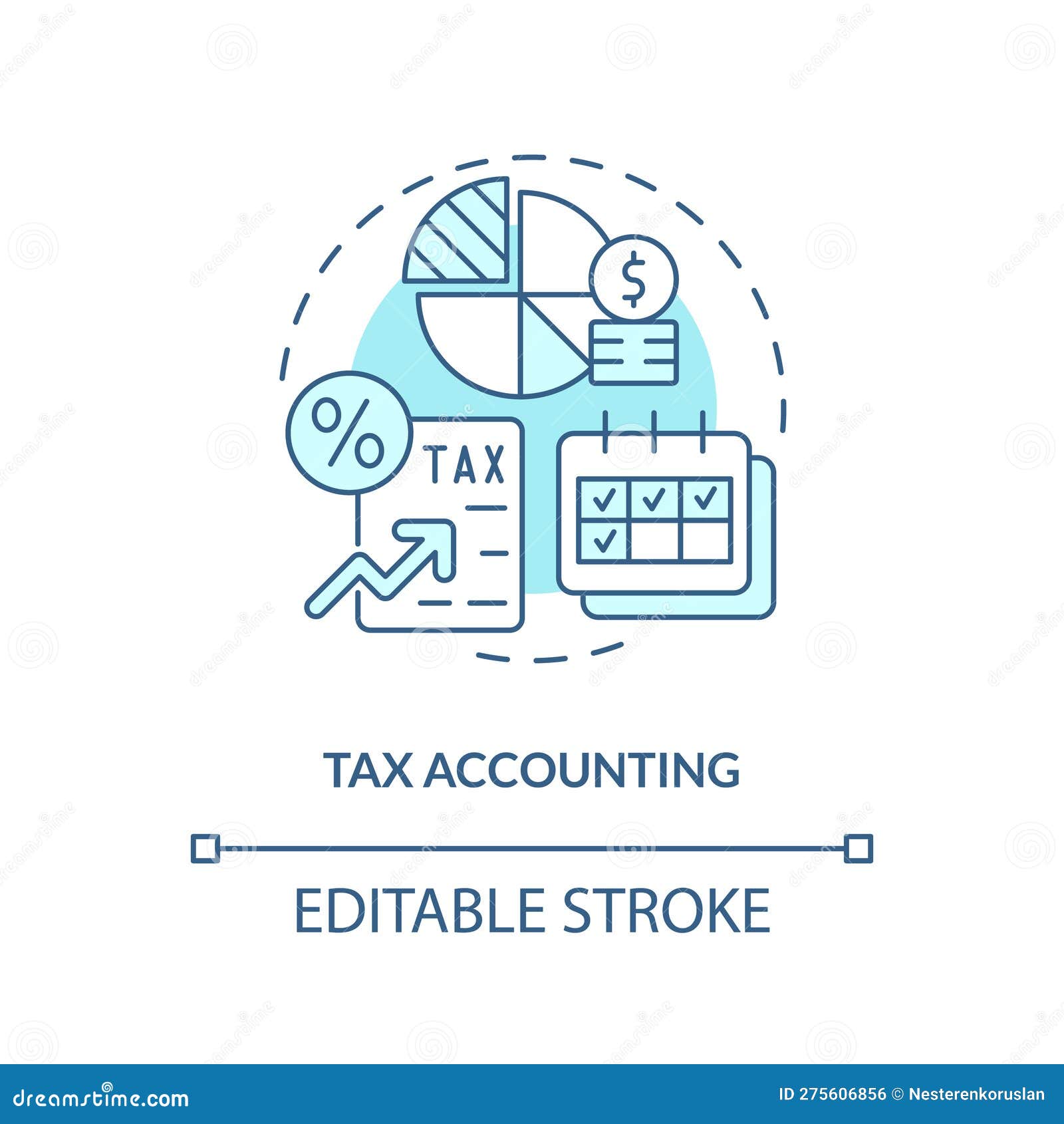 Tax Accounting Turquoise Concept Icon Stock Vector - Illustration of ... Tax Accounting Turquoise Concept Icon Stock Vector - Illustration of ...