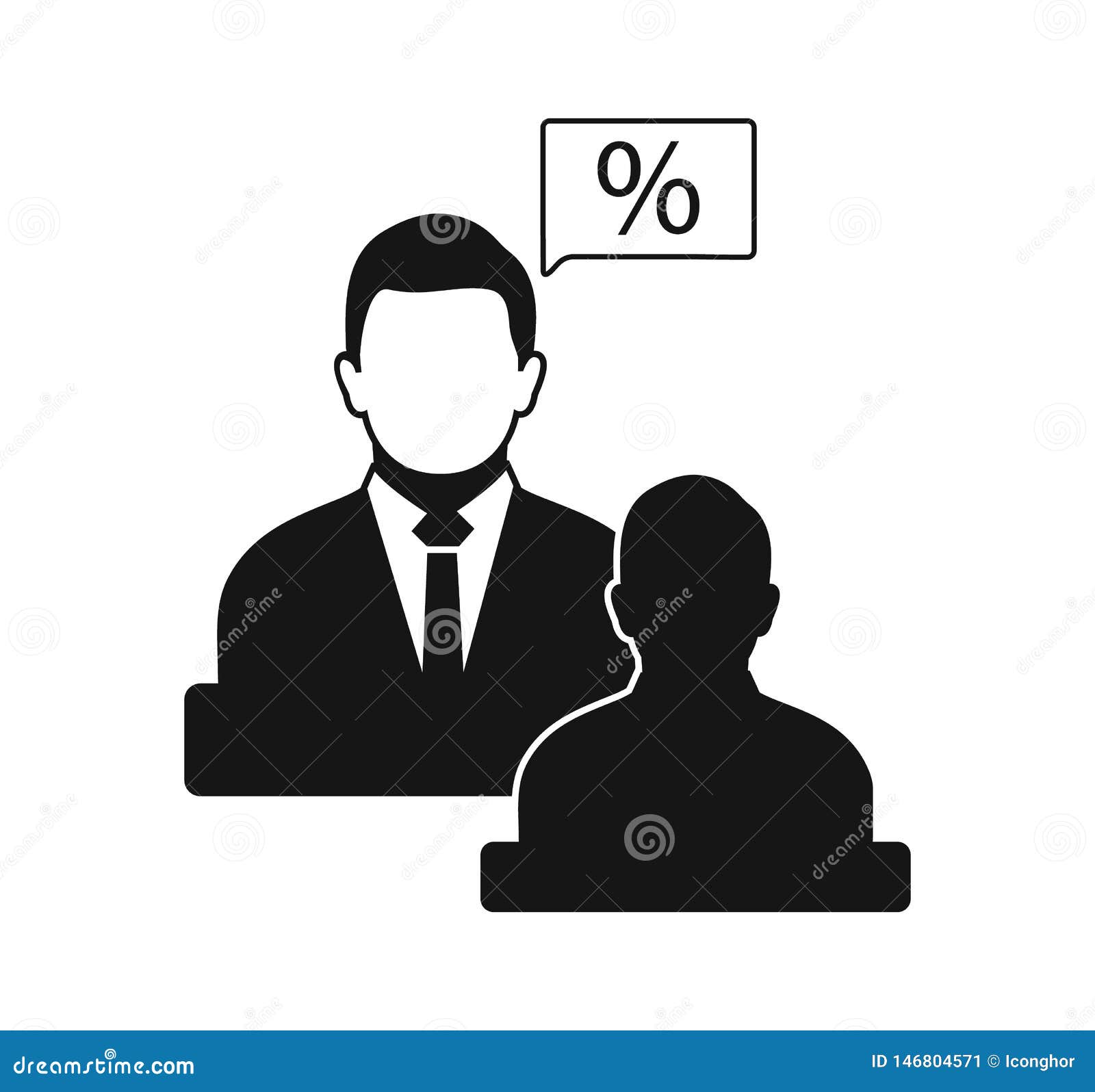 Tax advisor icon. stock vector. Illustration of advisor - 146804571