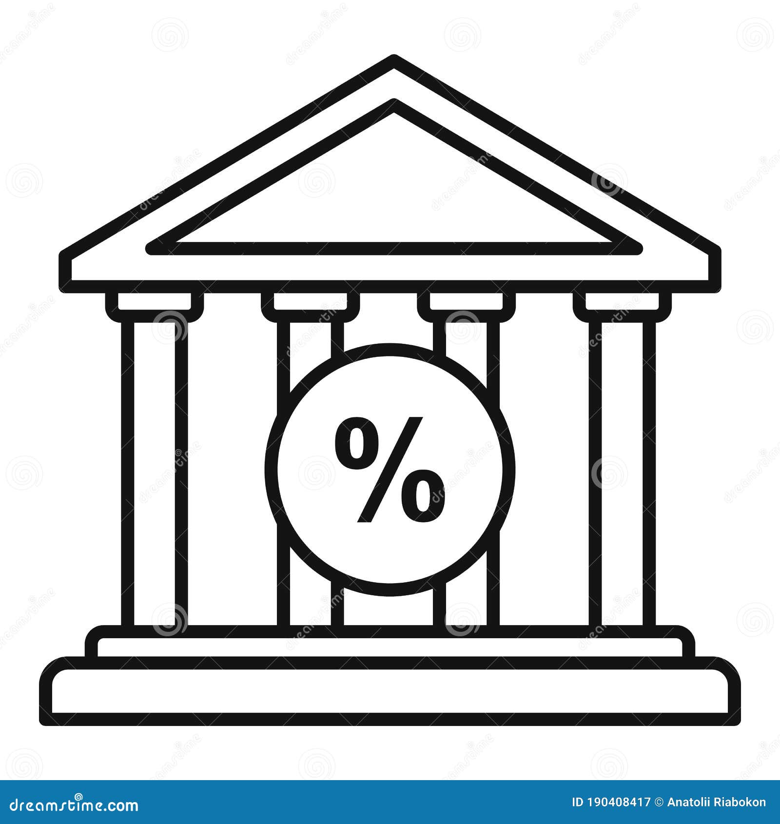 Tax Bank Building Icon, Outline Style Stock Vector - Illustration of ... Tax Bank Building Icon, Outline Style Stock Vector - Illustration of ...