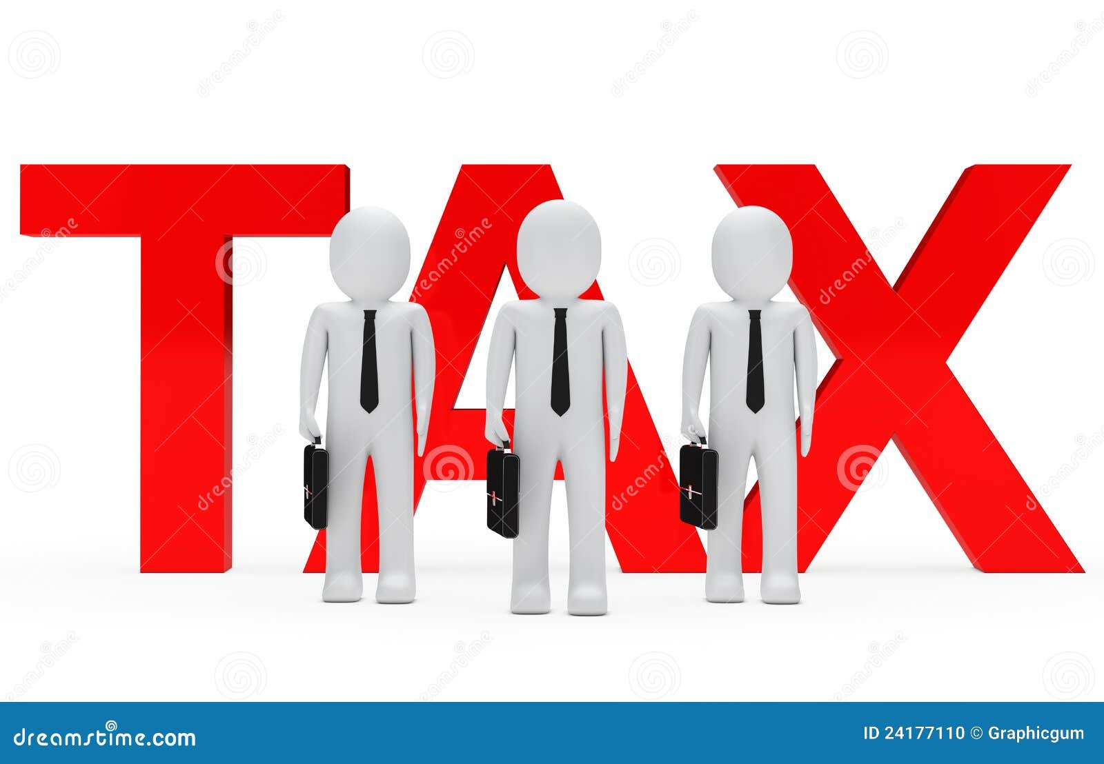 Tax Businessmen stock illustration. Illustration of text - 24177110