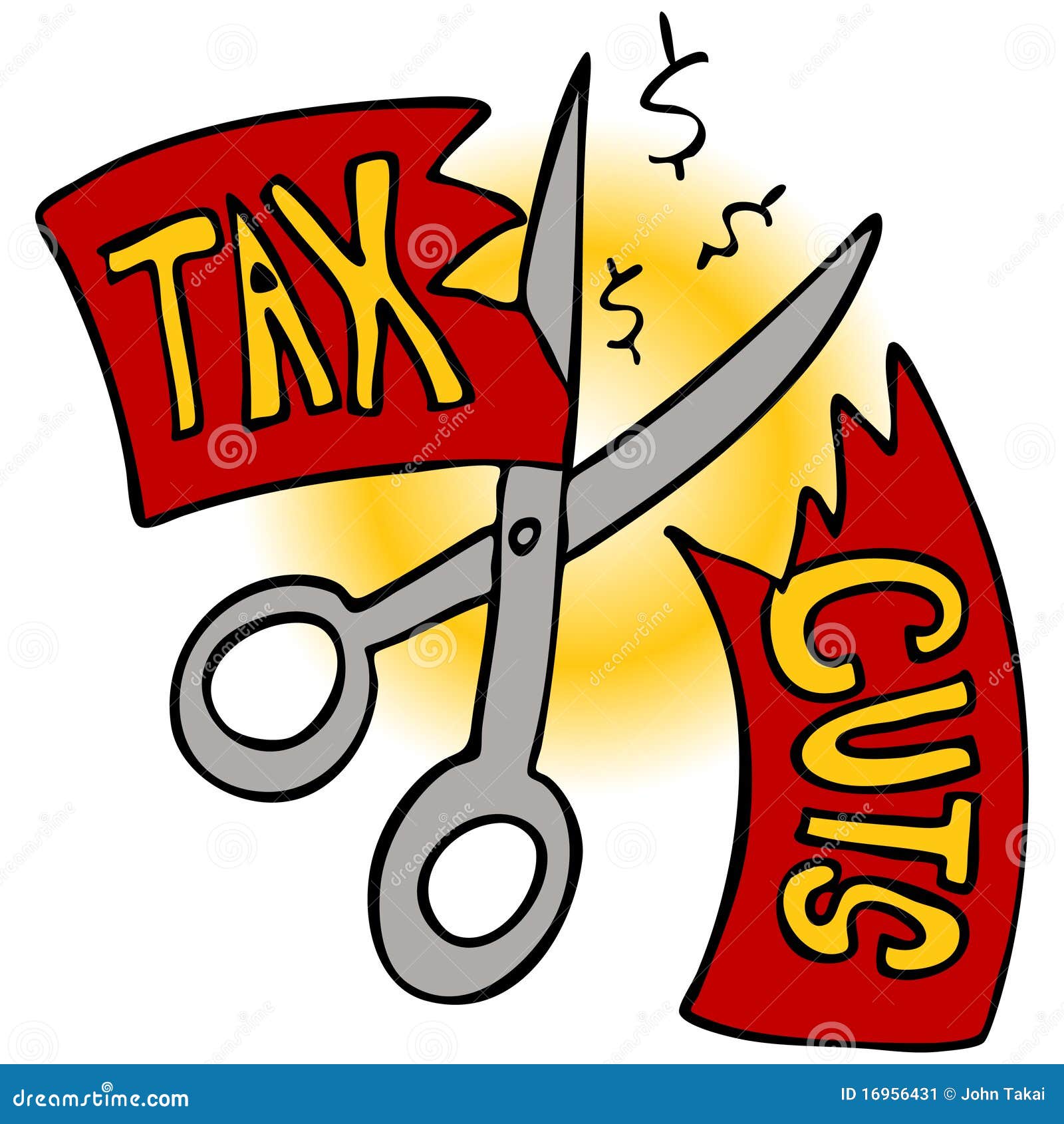 Tax Cuts stock vector. Illustration of finances, sketch - 16956431
