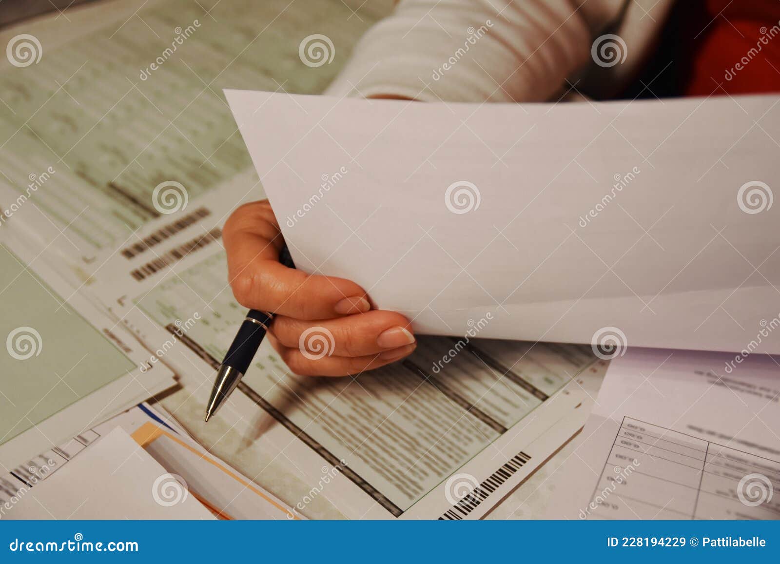 Fill in Forms / Tax Declaration Stock Image - Image of authority, form ...